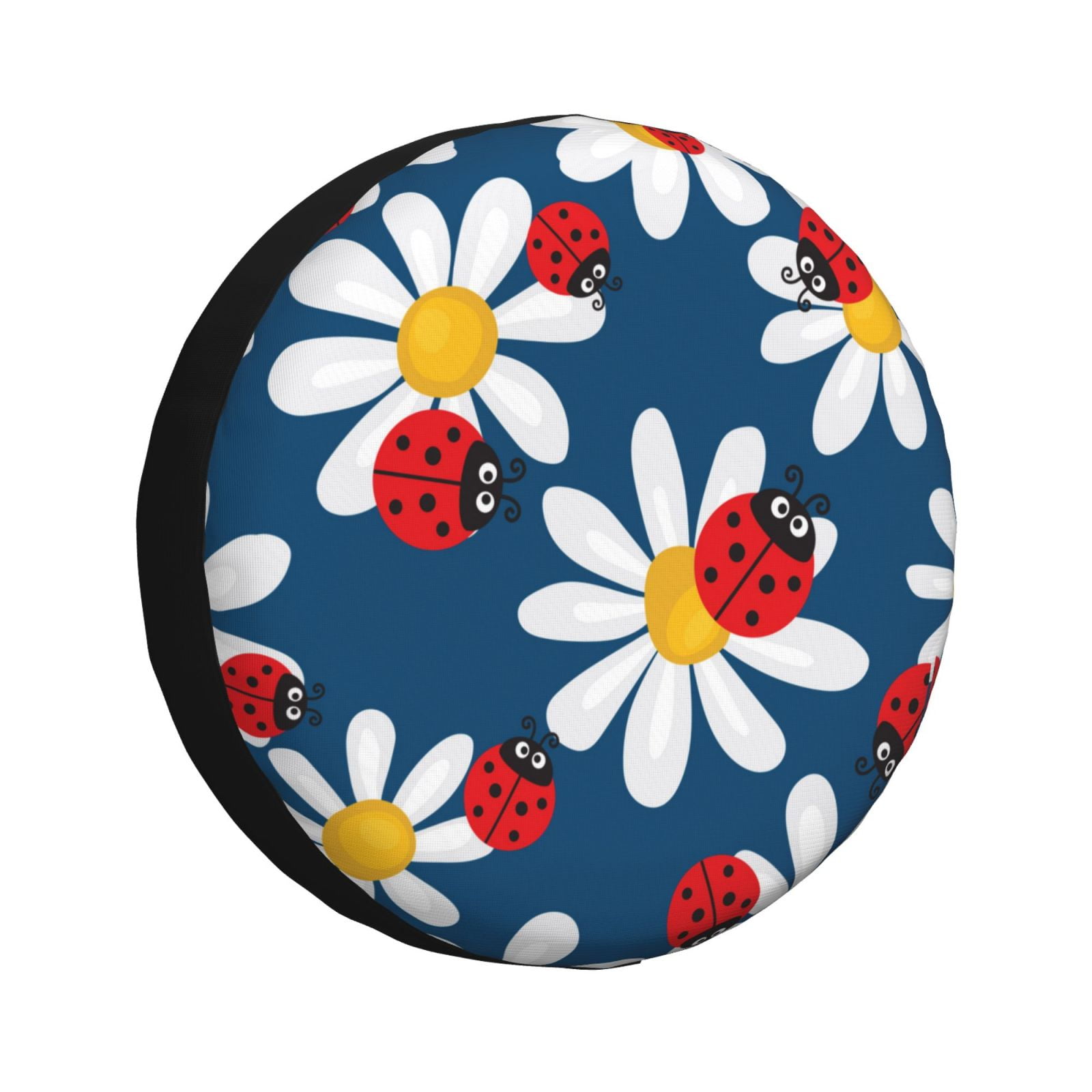 Kdxio Daisies With Ladybugs for Tire Cover Wheel Protectors Tyre Covers ...