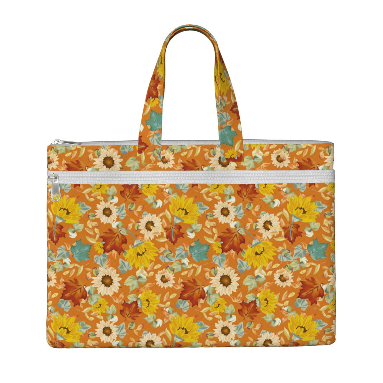 Kdxio Daisy maple fall File Tote Document Bag Business Briefcase Bag ...