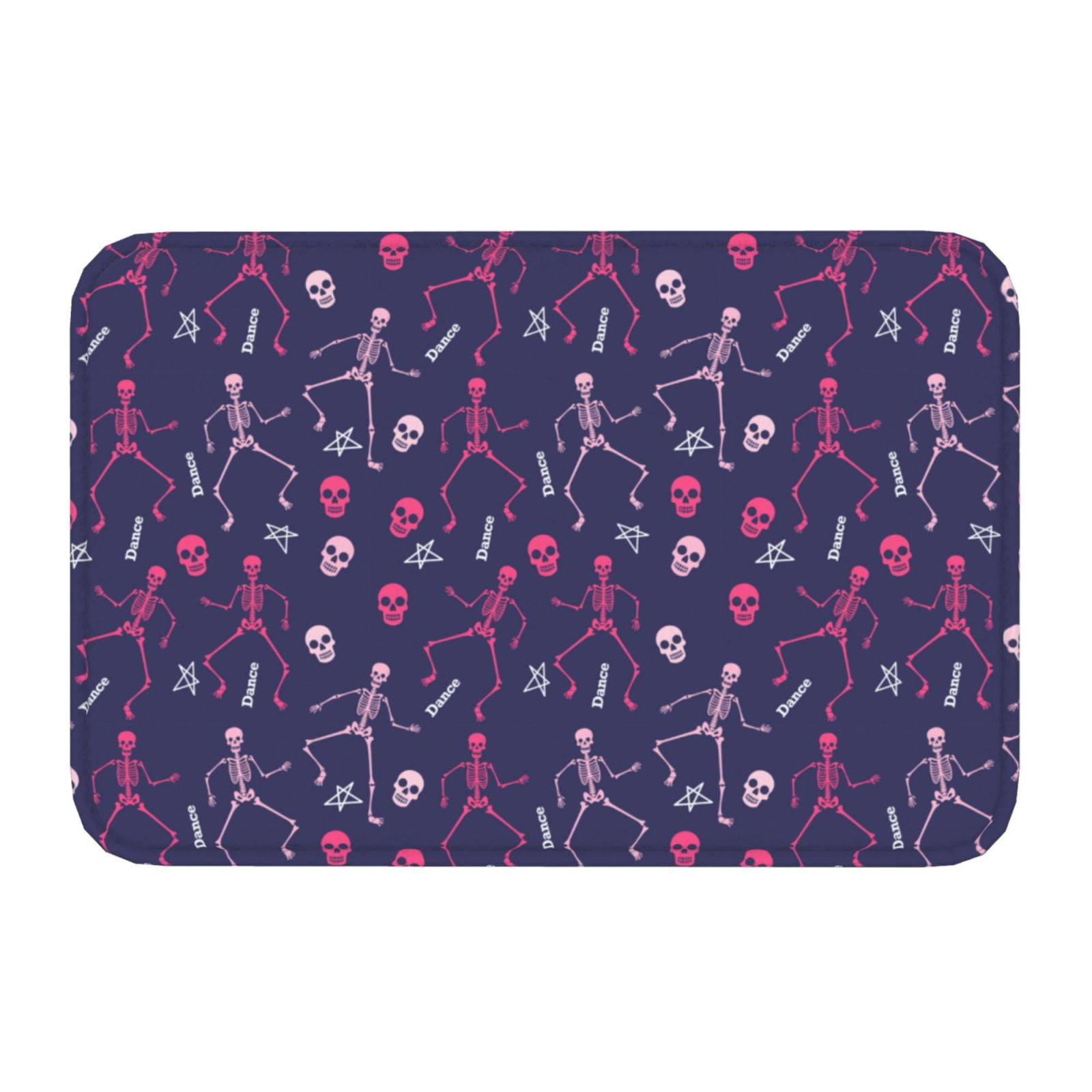 Kdxio Dance Skull Star,16" x 24", Non-Slip Front Door Mats,Outdoor ...