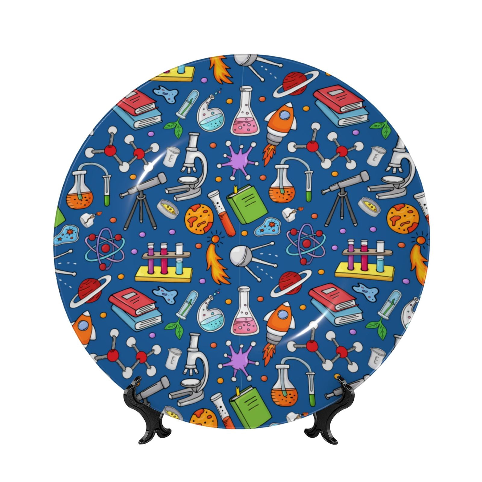 Kdxio Different Chemical Things Bone China Decorative Plate Ceramic ...