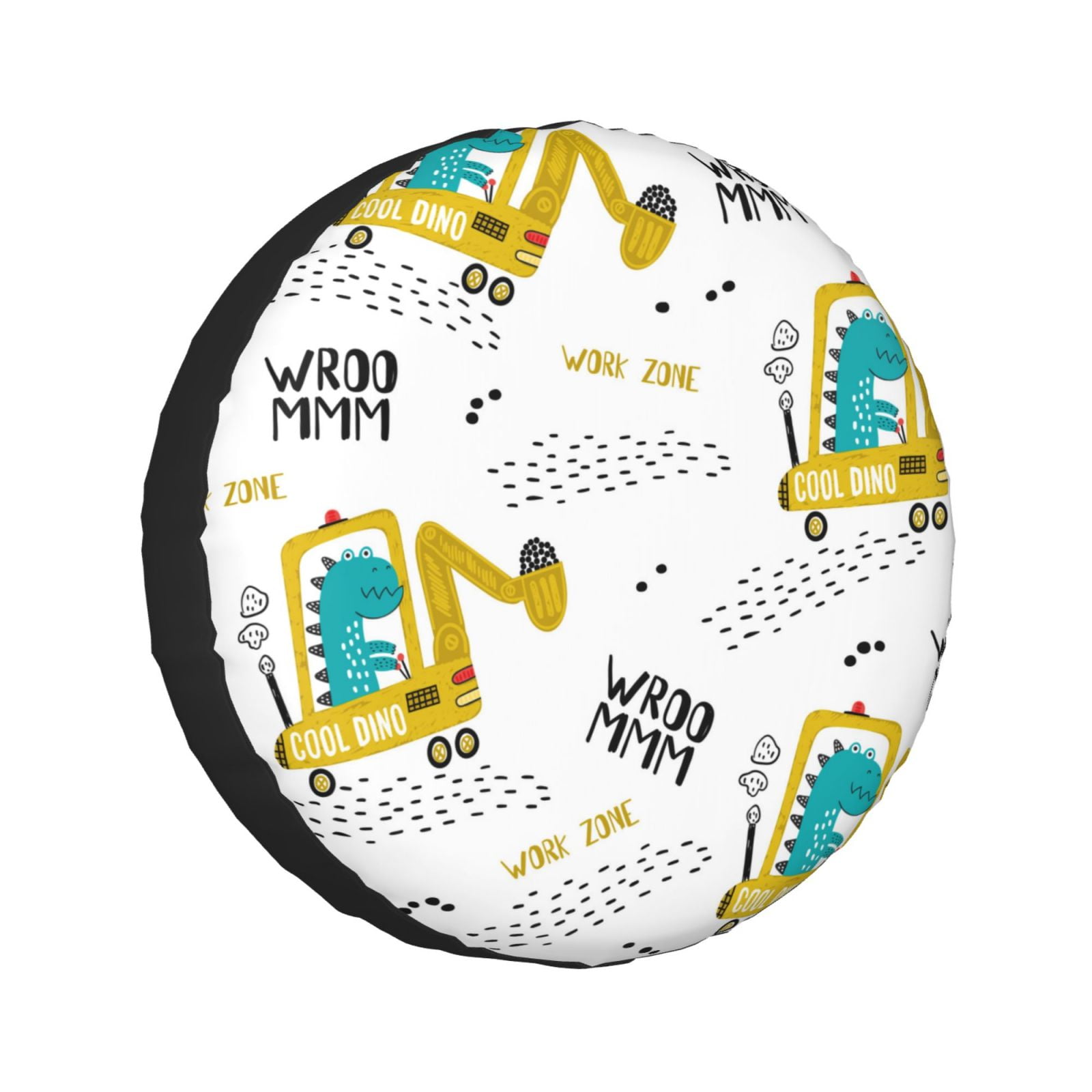 Kdxio Dinosaur on Excavator for Tire Cover Wheel Protectors Tyre Covers ...