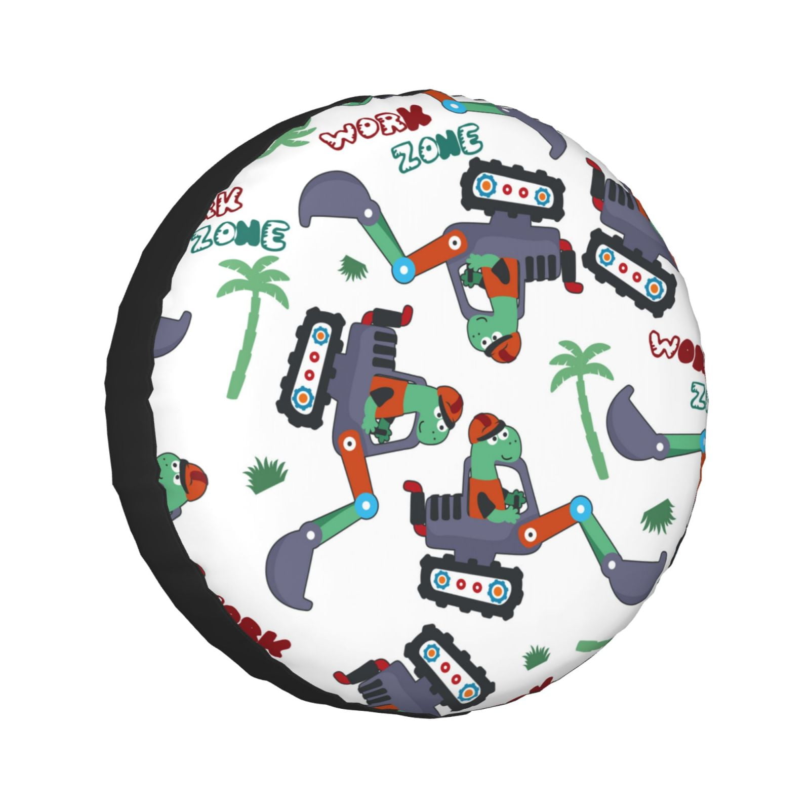 Kdxio Dinosaur on Excavator2 for Tire Cover Wheel Protectors Tyre ...