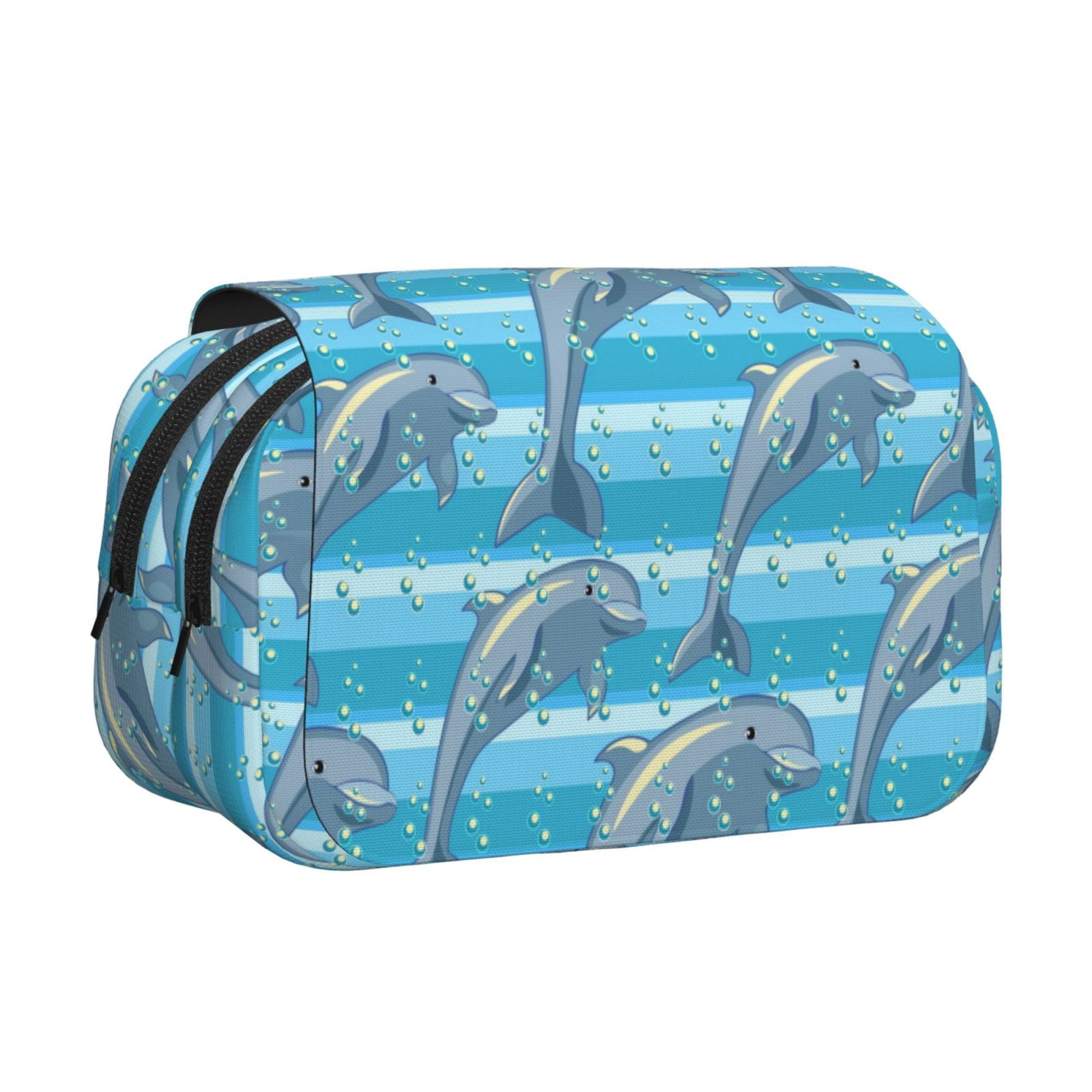 Kdxio Dolphin for Double Compartment Pen Case Oxford Organizer with ...