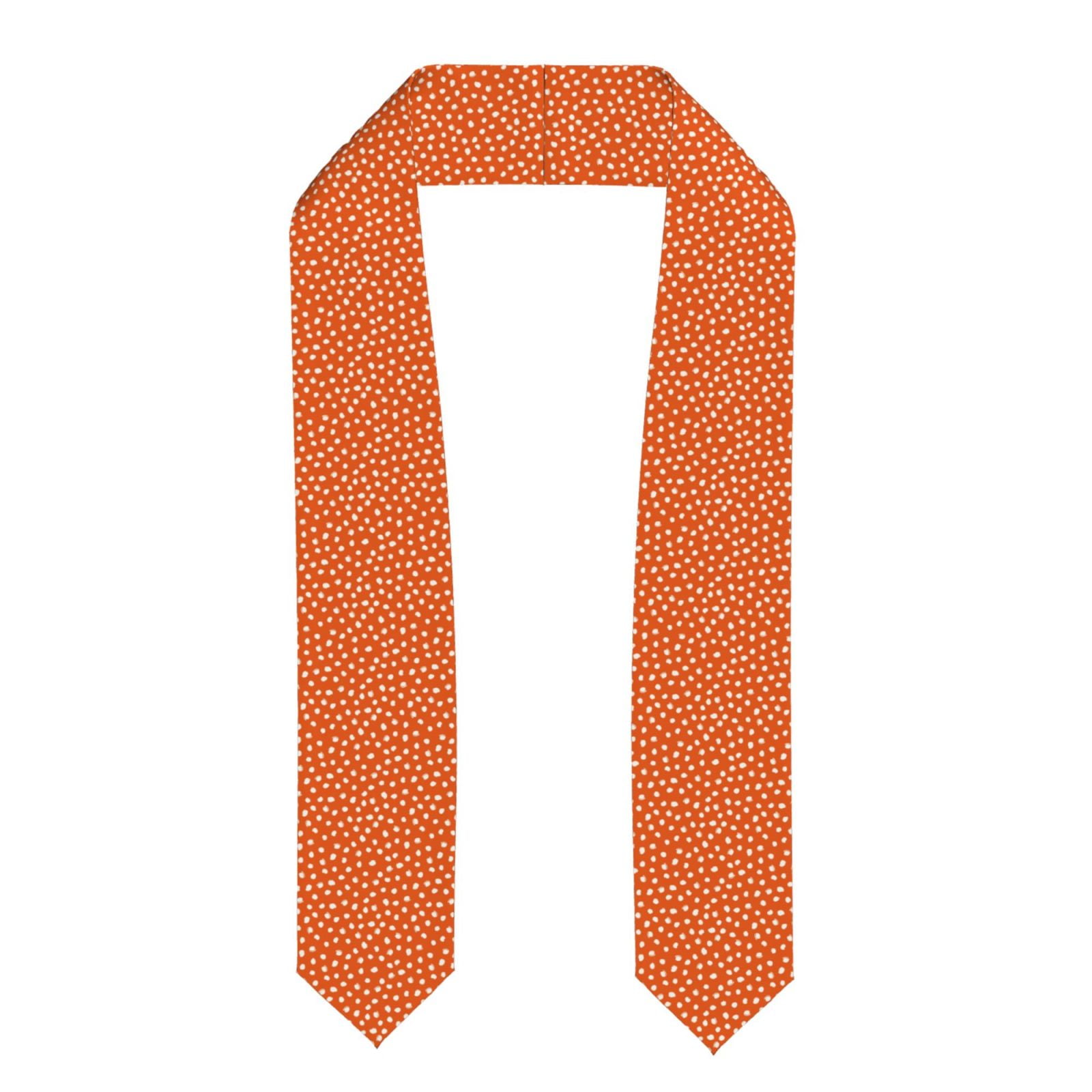 Kdxio Dots On Orange Background Graduation Stole Class, Graduation Sash ...
