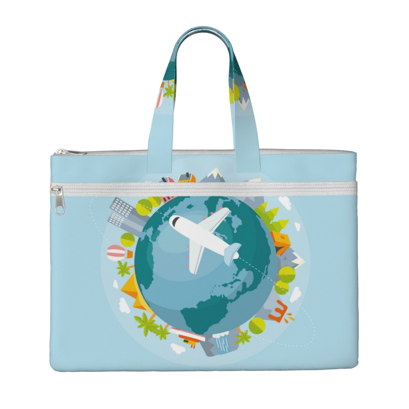 Kdxio Dreaming Travel File Tote Document Bag Business Briefcase Bag ...