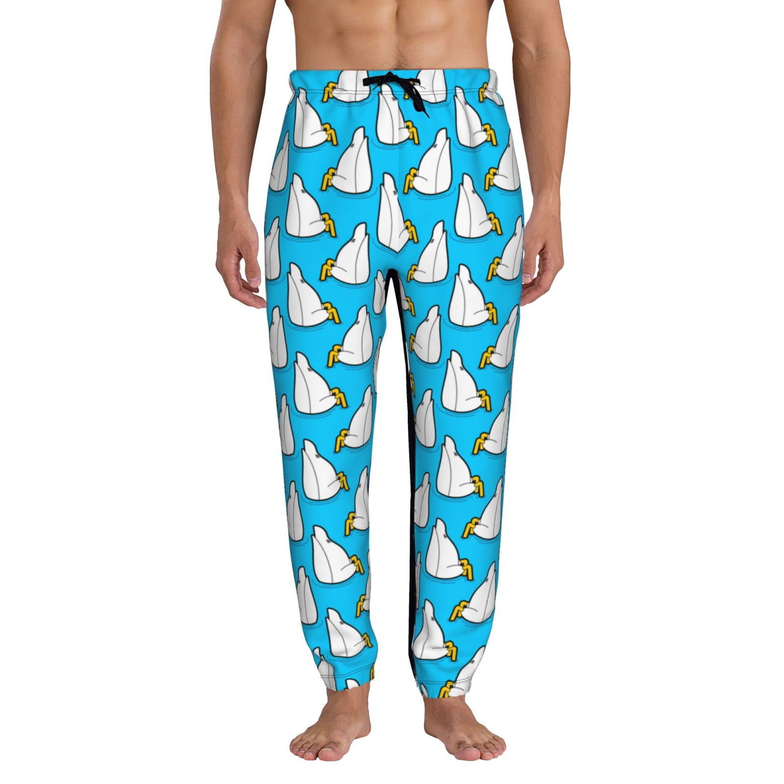 Kdxio Duck Dives Pattern Joggers,Sweatpants for Men with Pockets-Small ...