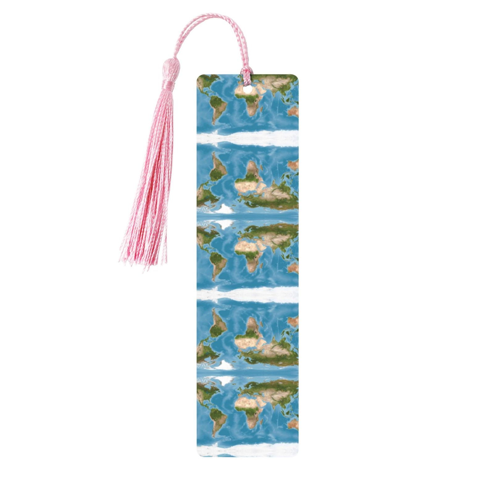 Kdxio Earth View World Map Print Metal Tassel Bookmarks,Perfect Gift ...