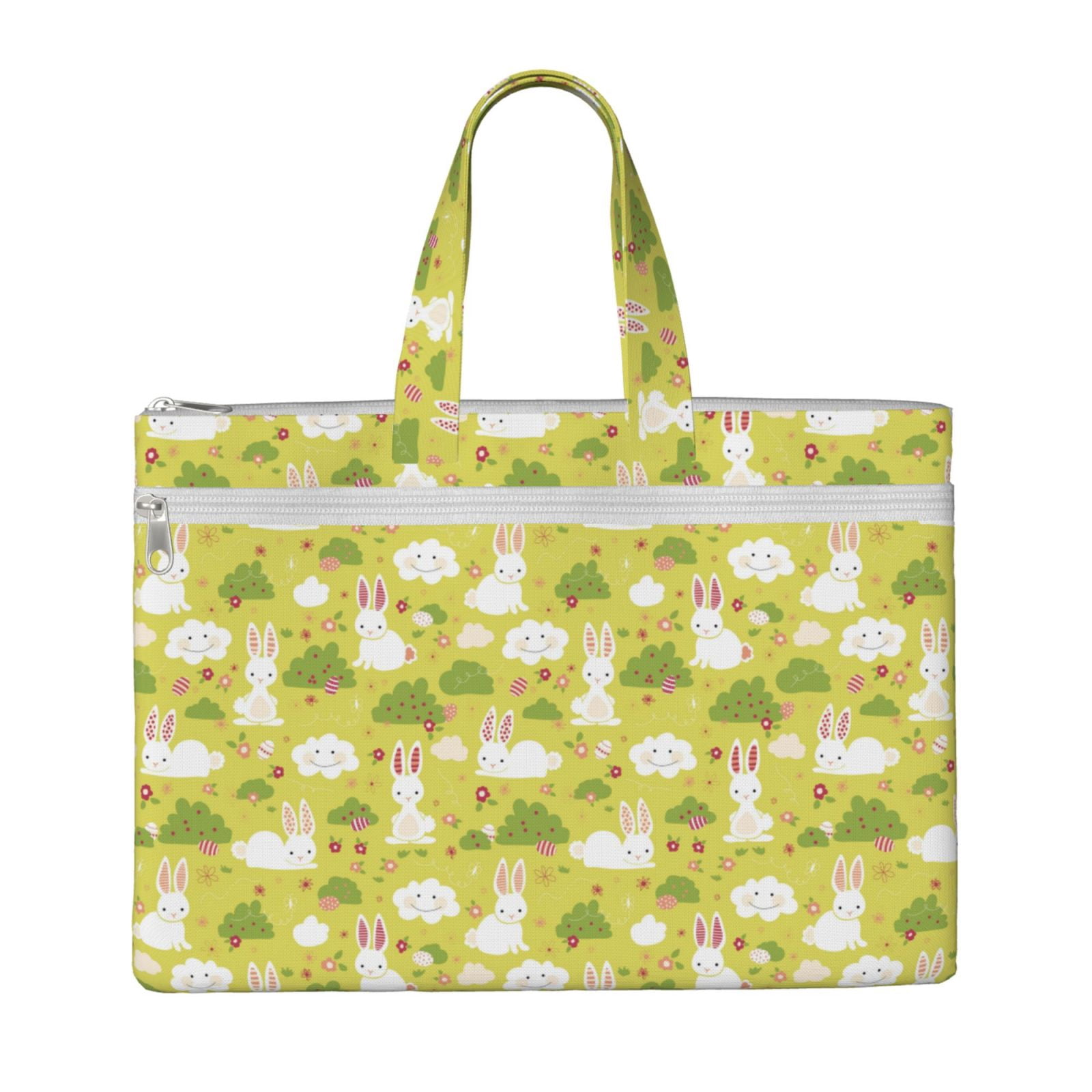 Kdxio Easter Bunny File Tote Document Bag Business Briefcase Bag ...