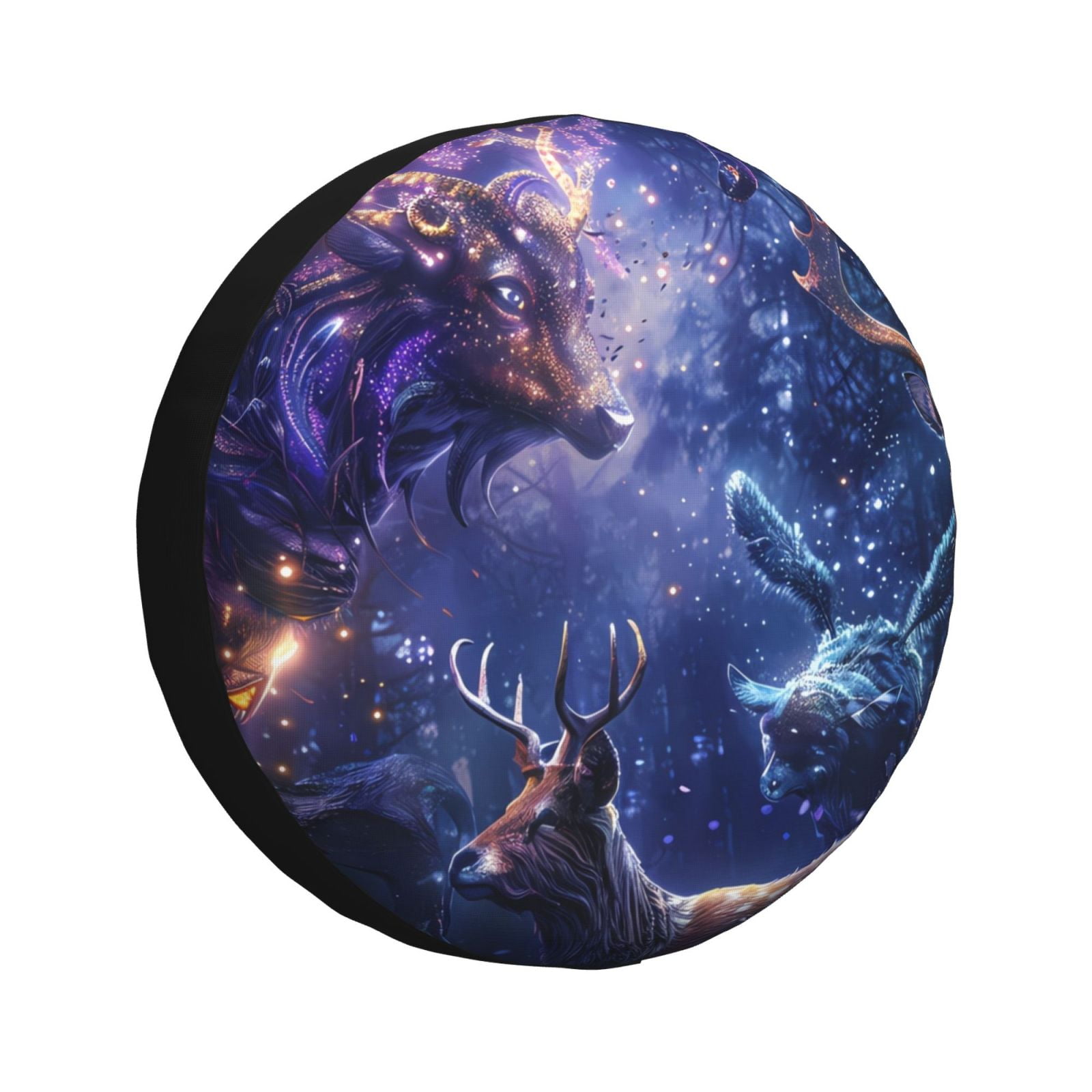 Kdxio Enchanted Forest Stag Gathering for Tire Cover Wheel Protectors ...