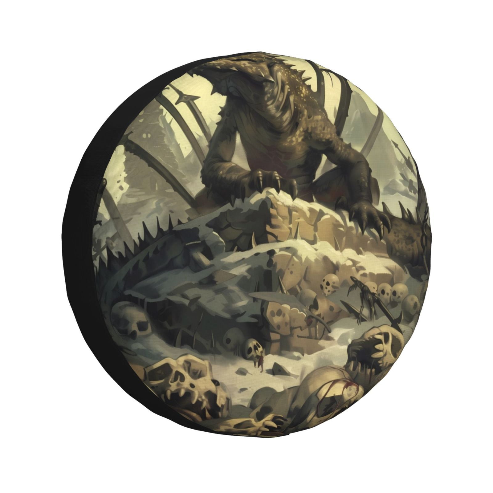 Kdxio Epic Dragon Skull Scene for Tire Cover Wheel Protectors Tyre ...
