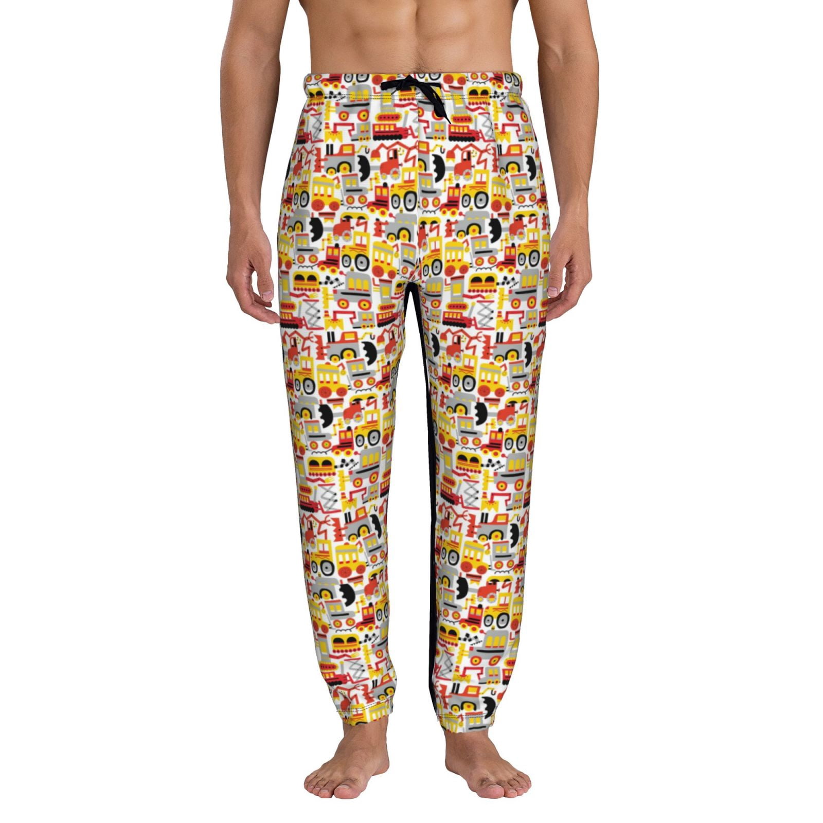 Kdxio Excavator (2) Pattern Joggers,Sweatpants for Men with Pockets-3X ...