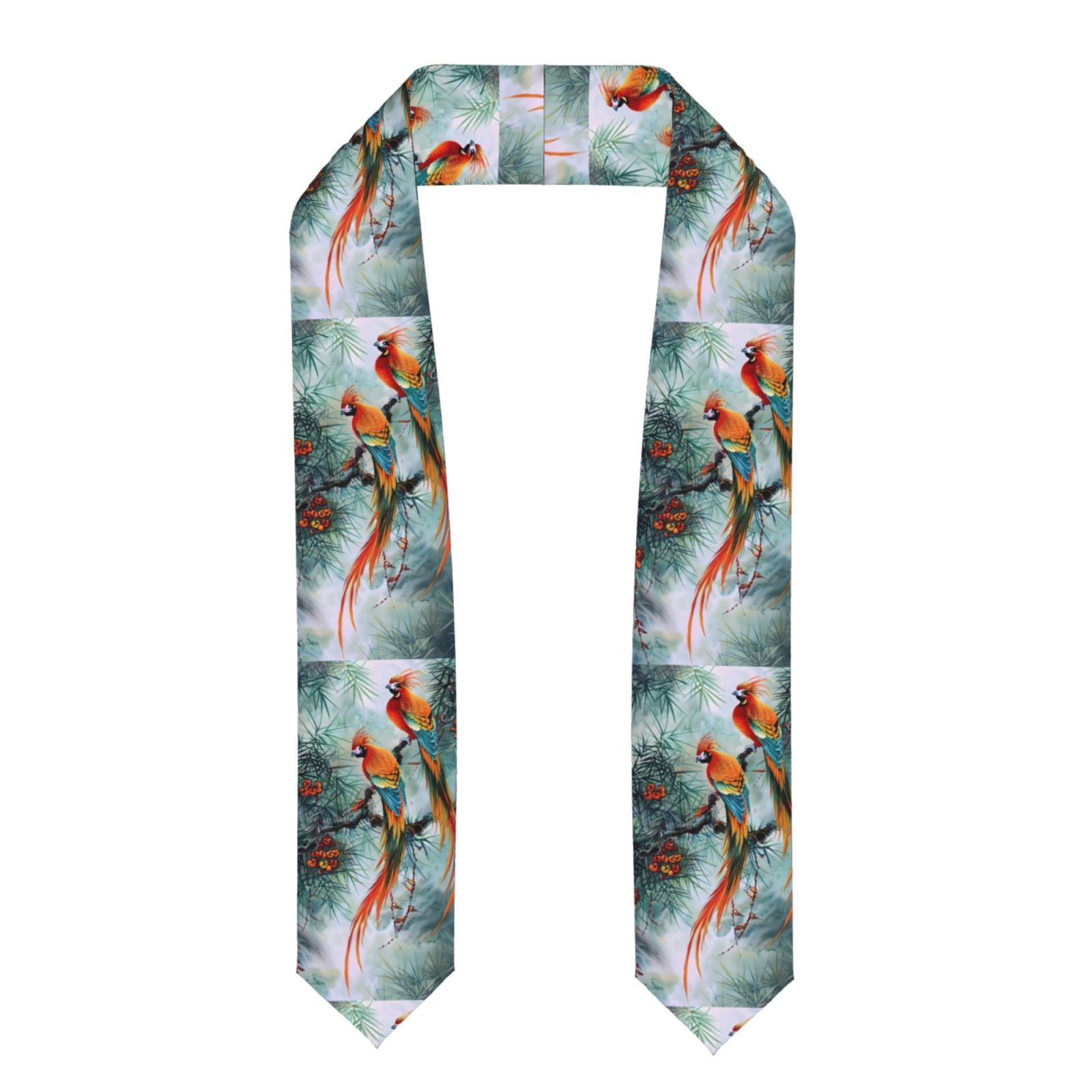 Kdxio Exotic Birds Forest Graduation Stole Class, Graduation Sash ...