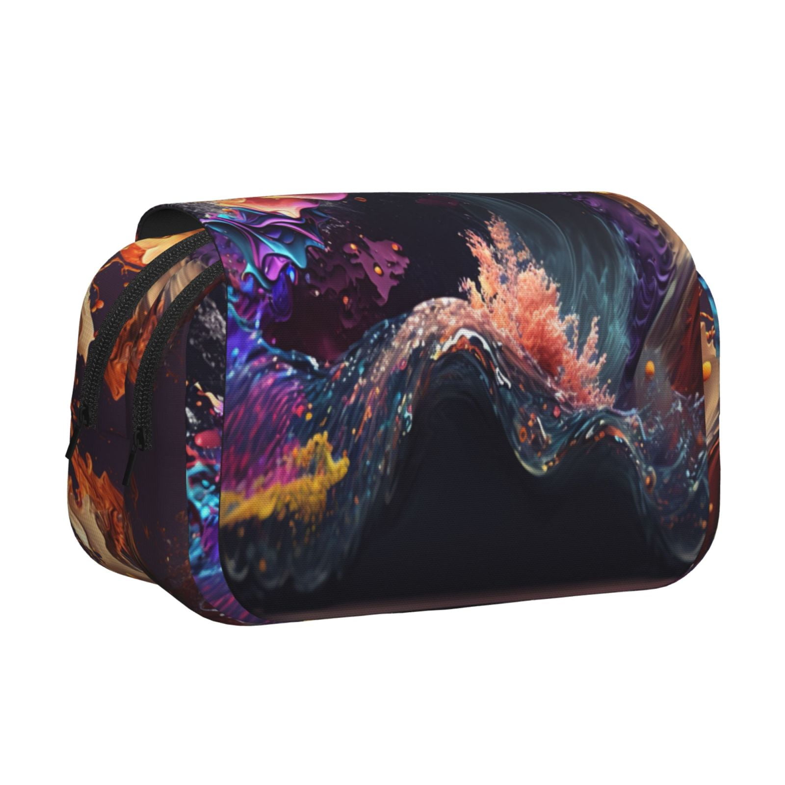 Kdxio Explosive Fluid Splash Art for Double Compartment Pen Case Oxford ...