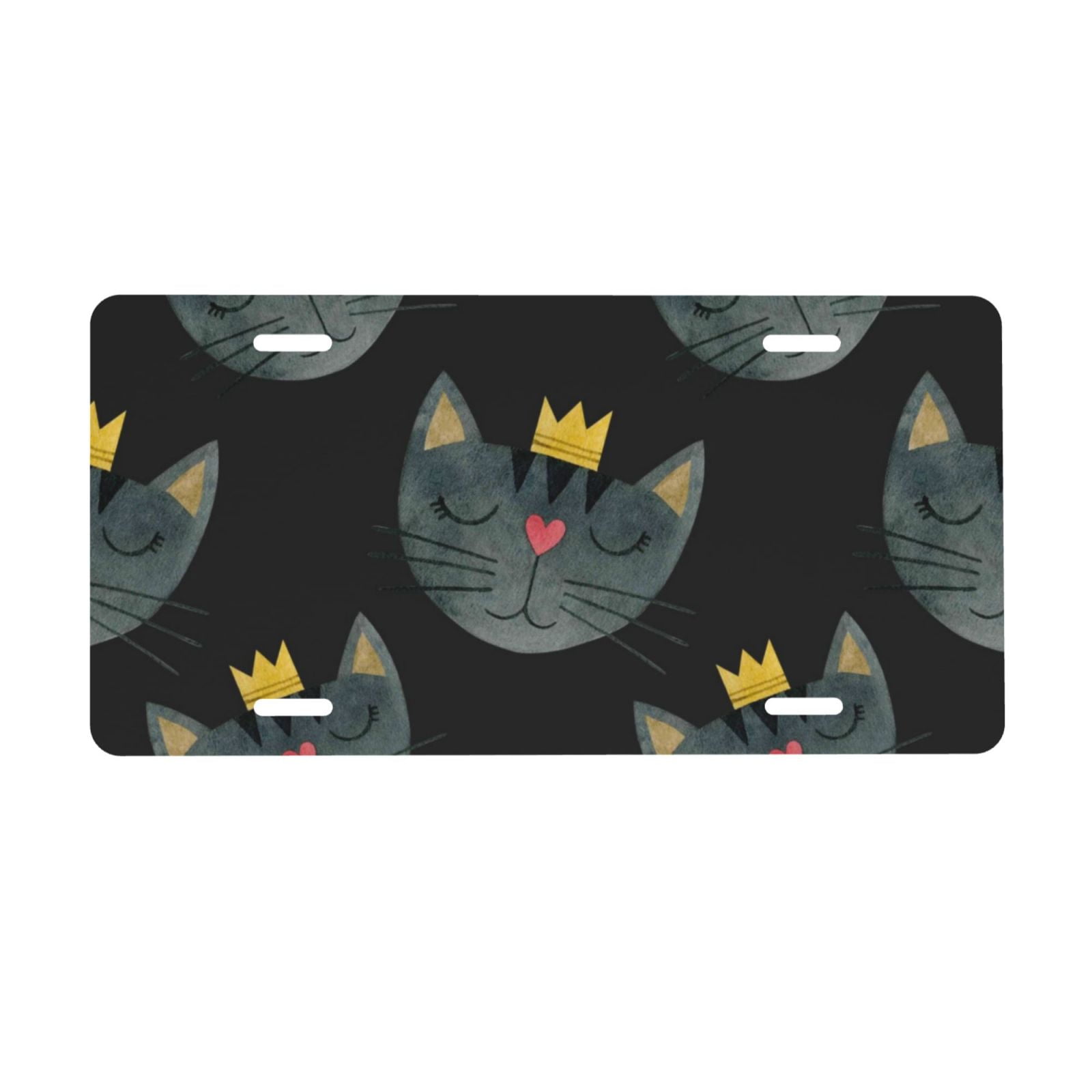Kdxio Faces Of The Cat License Plate Car Front License Plate Car ...