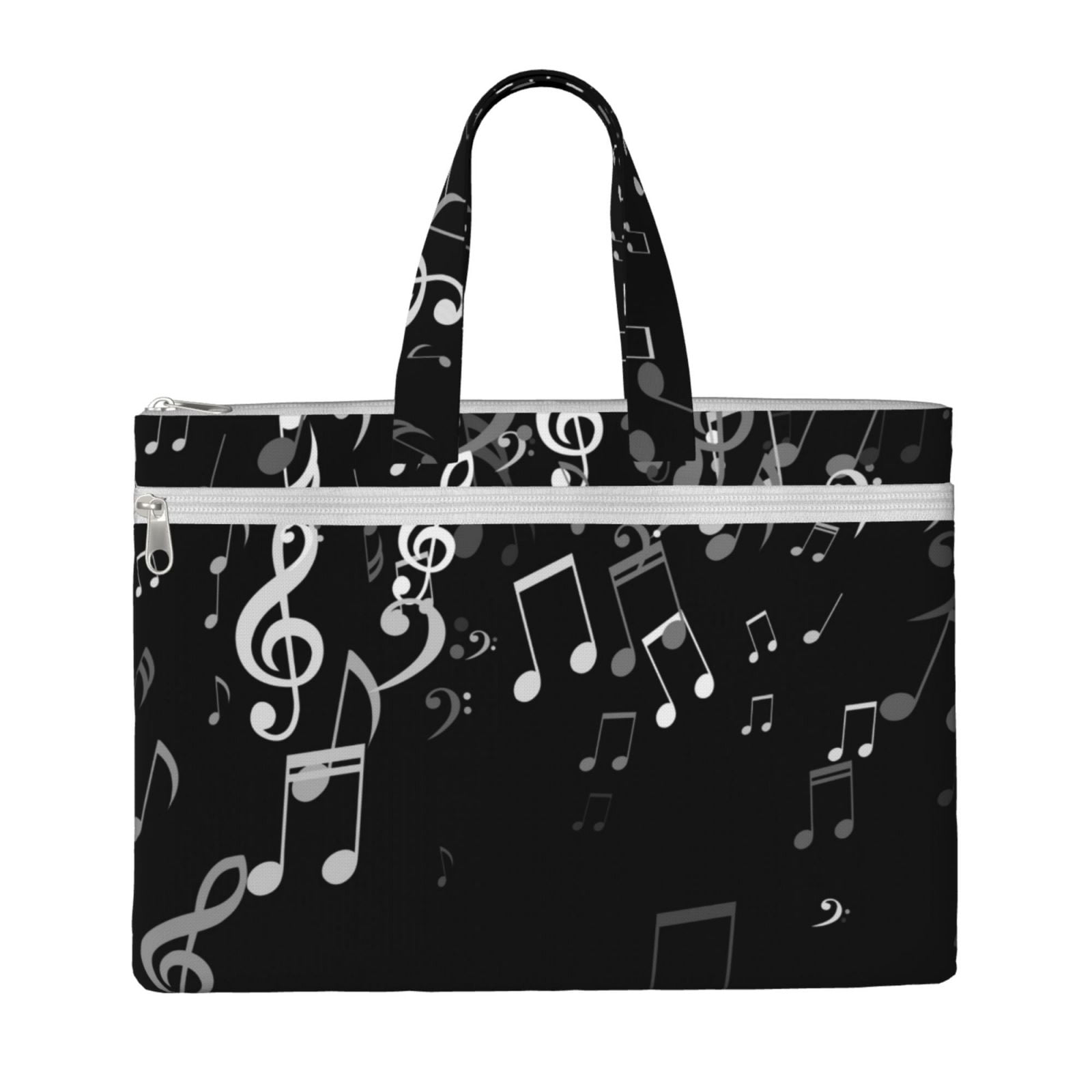 Kdxio Falling Musical File Tote Document Bag Business Briefcase Bag ...