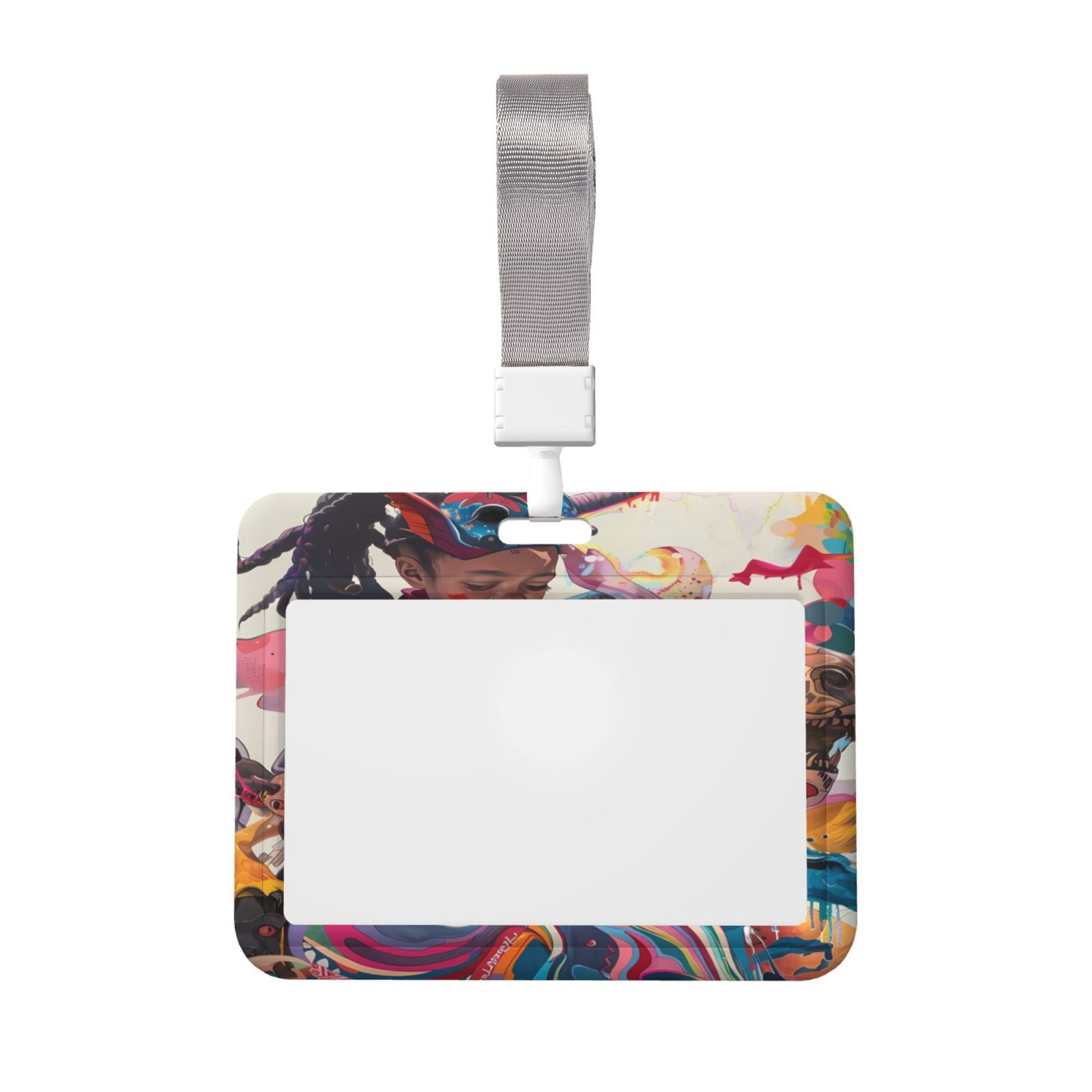 Kdxio Fantasy Colorful Beast Card Badge Holder Work Badge Sleeve for ...
