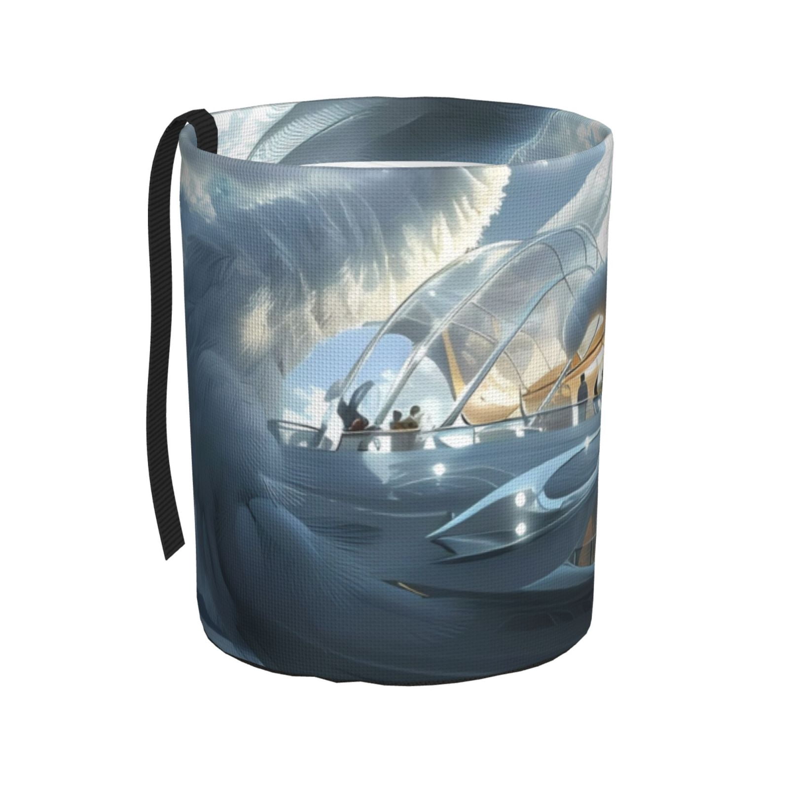 Kdxio Fantasy Swan Yacht Design Car Trash Can Garbage Car Accessories ...