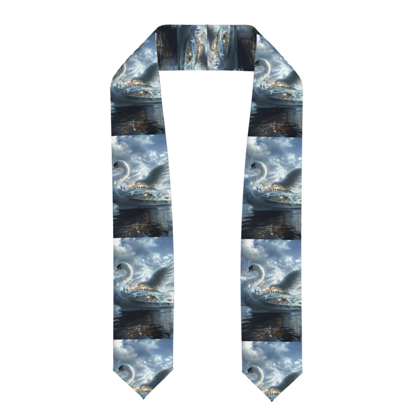 Kdxio Fantasy Swan Yacht Design Graduation Stole Class, Graduation Sash ...