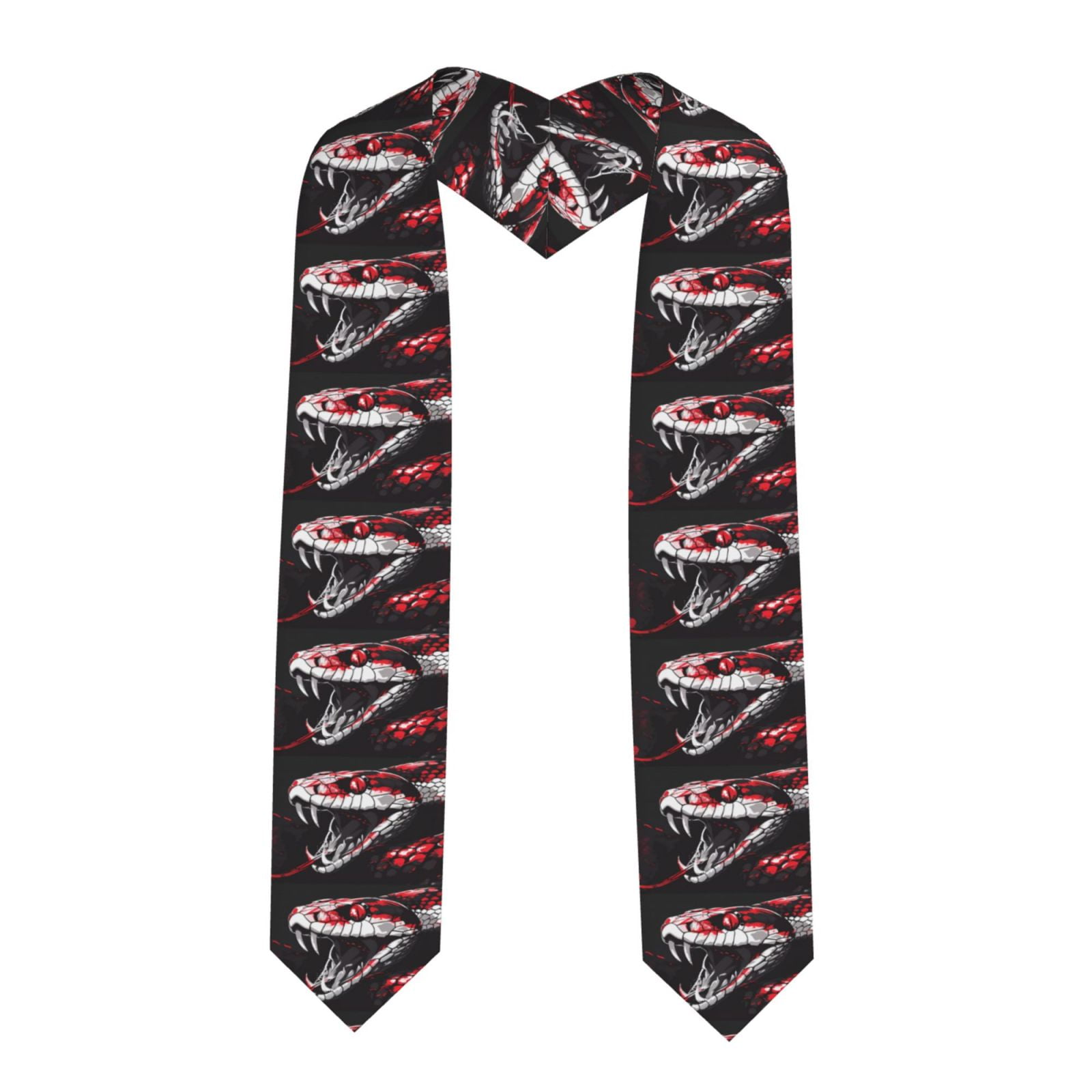 Kdxio Fierce Red Viper Graphic Art Graduation Stole Class, Graduation ...