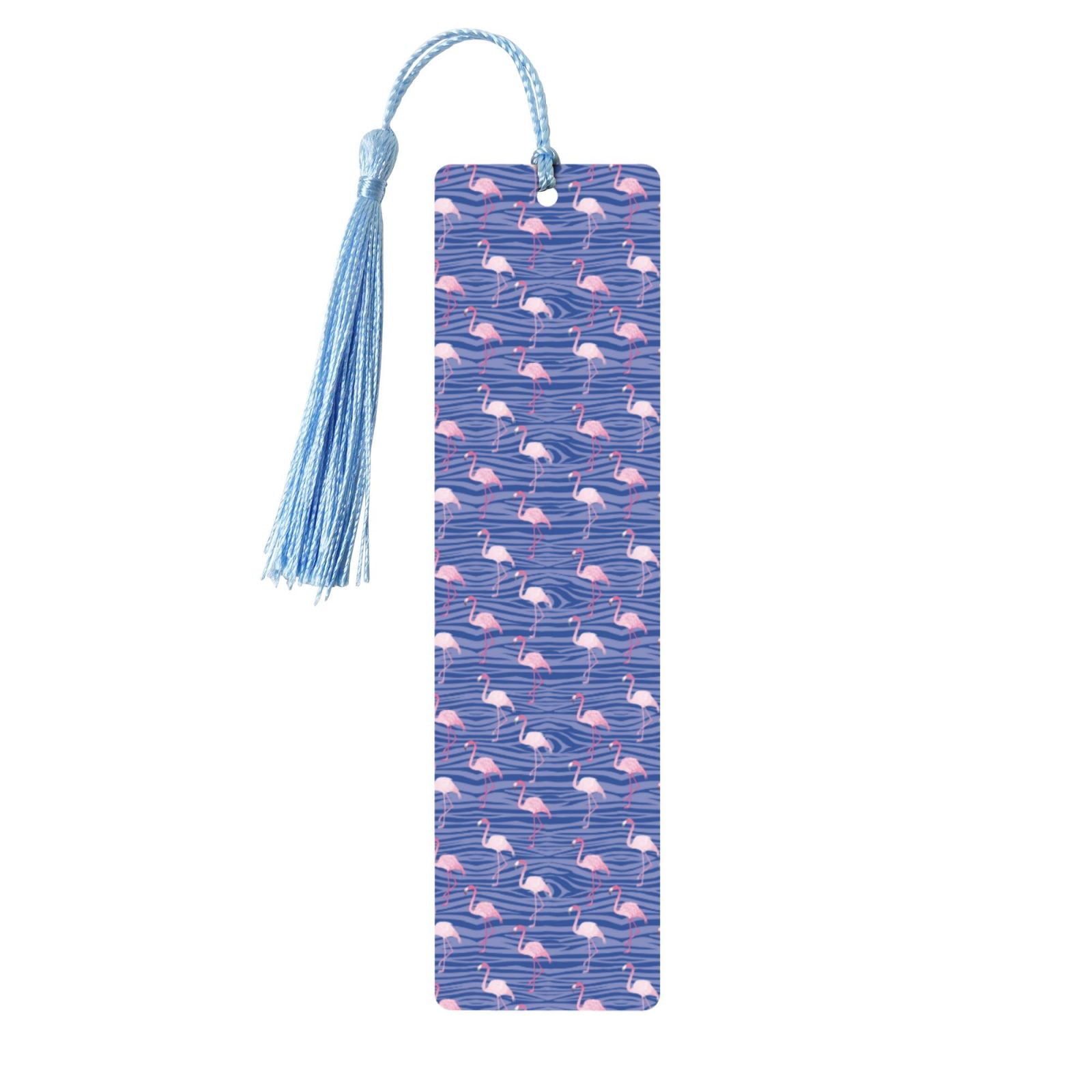 Kdxio Flamingo Print Metal Tassel Bookmarks,Perfect Gift for Art Lovers ...