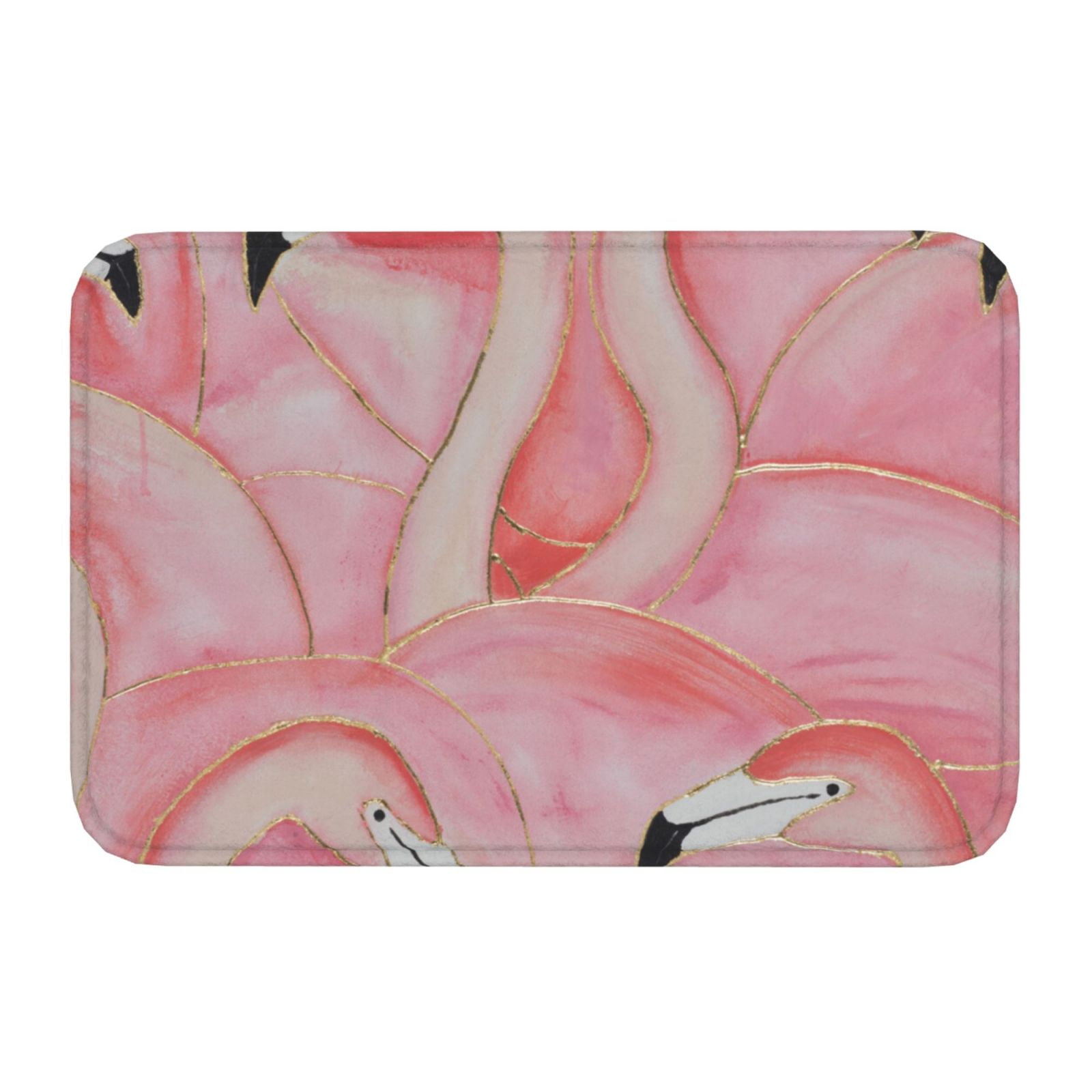 Kdxio Flamingos,16" x 24", Non-Slip Front Door Mats,Outdoor Welcome Mat ...