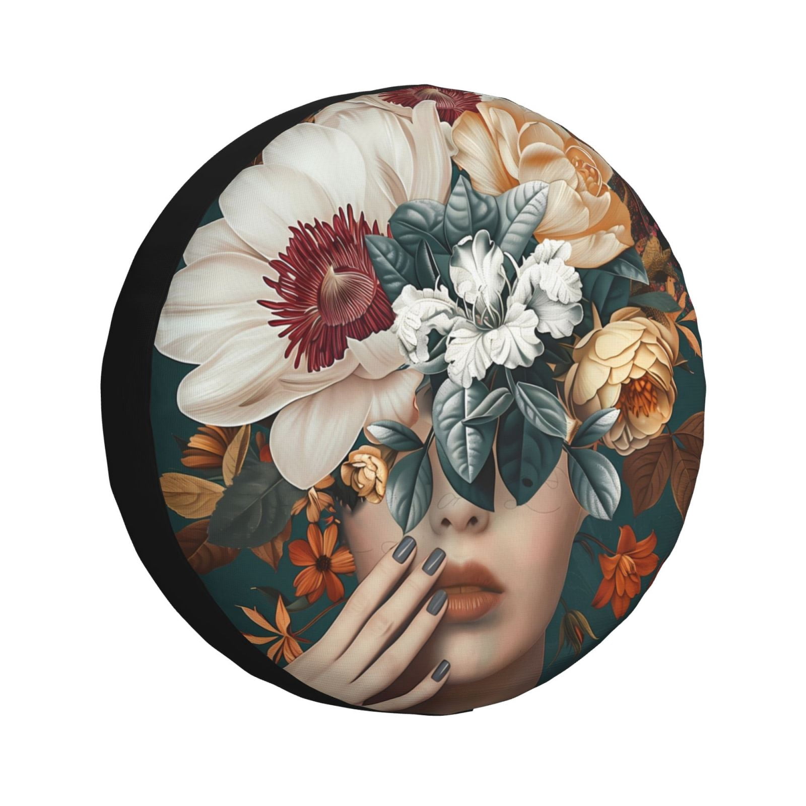Kdxio Floral Head Dreamscape for Tire Cover Wheel Protectors Tyre ...