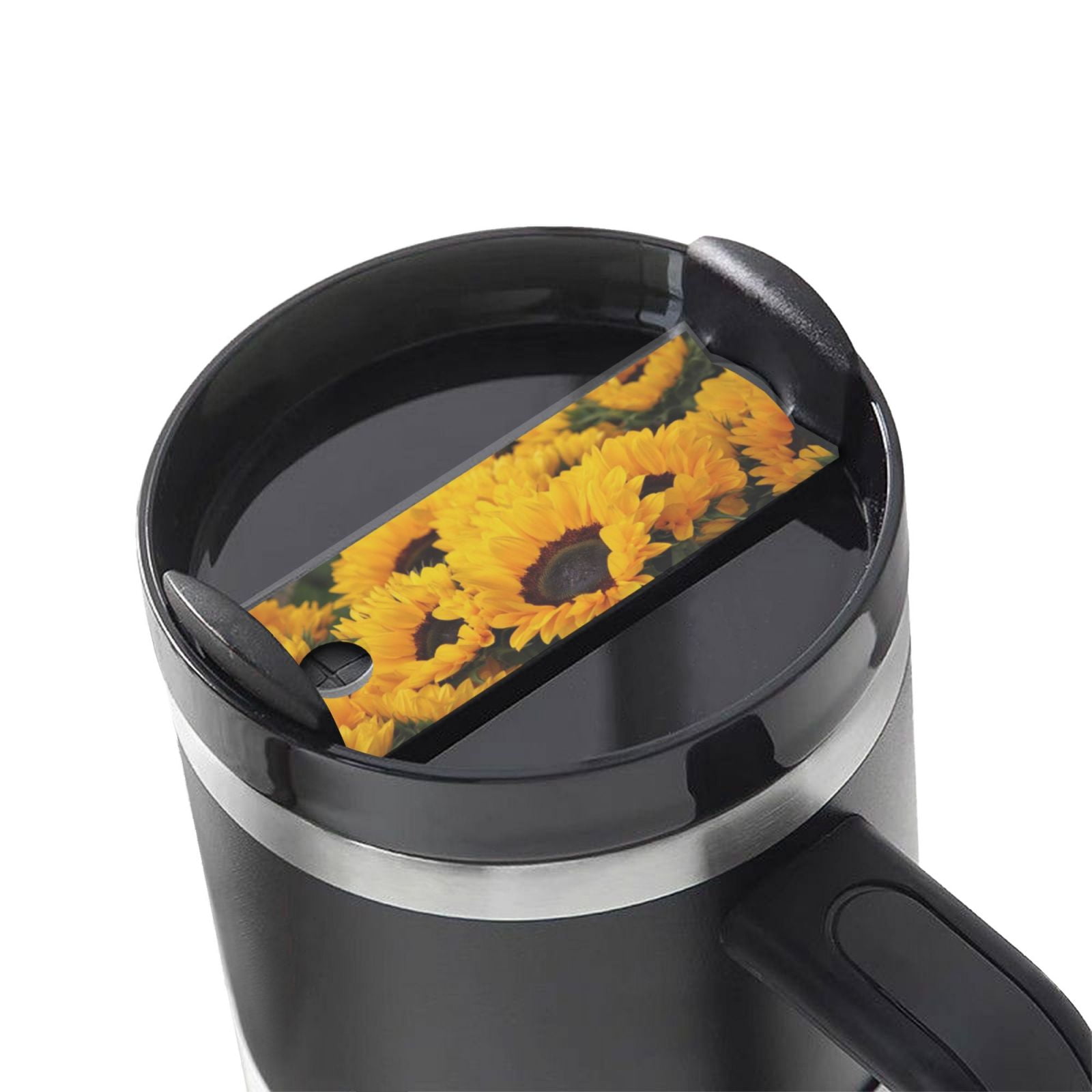 Kdxio Flower Bush Sunflower Name Plate Compatible Stanley Cups Name Tag ...