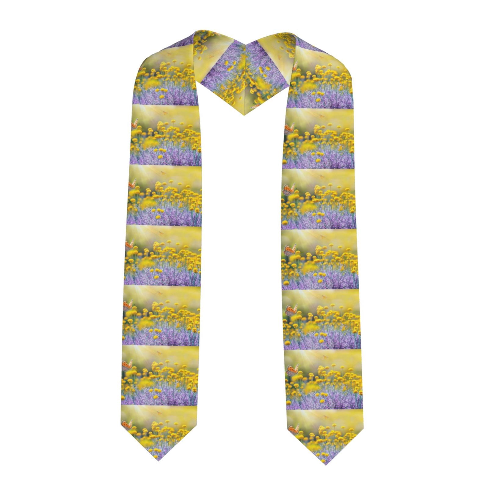 Kdxio Flowers And Butterflies Graduation Stole Class, Graduation Sash ...