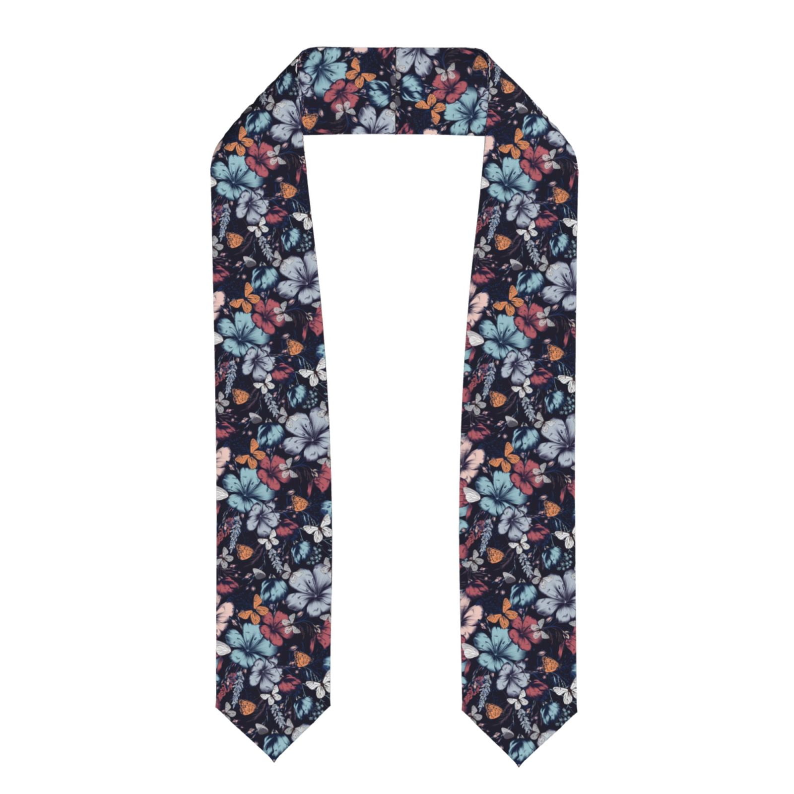 Kdxio Flowers ad Butterflies Graduation Stole Class, Graduation Sash ...