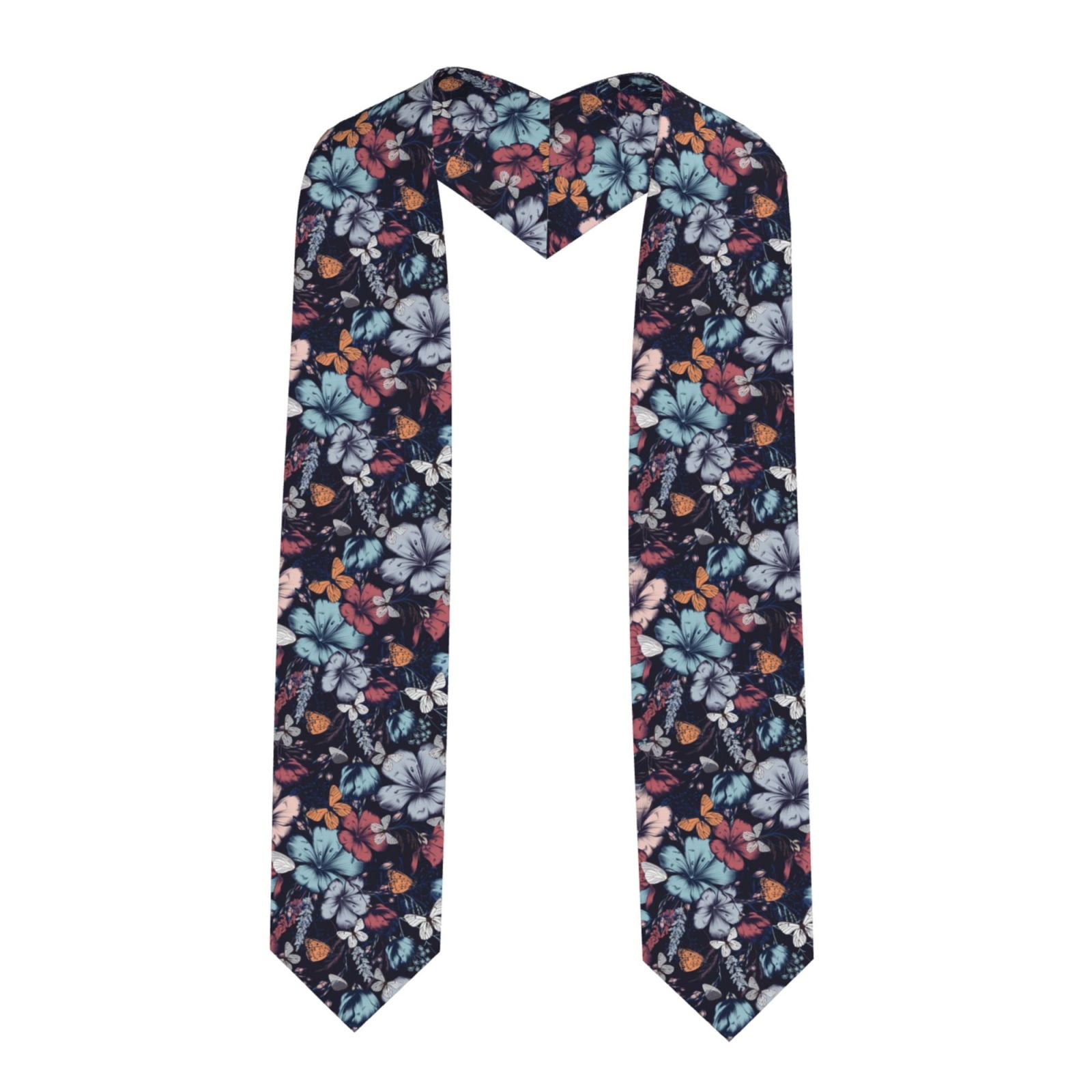 Kdxio Flowers ad Butterflies Graduation Stole Class, Graduation Sash ...