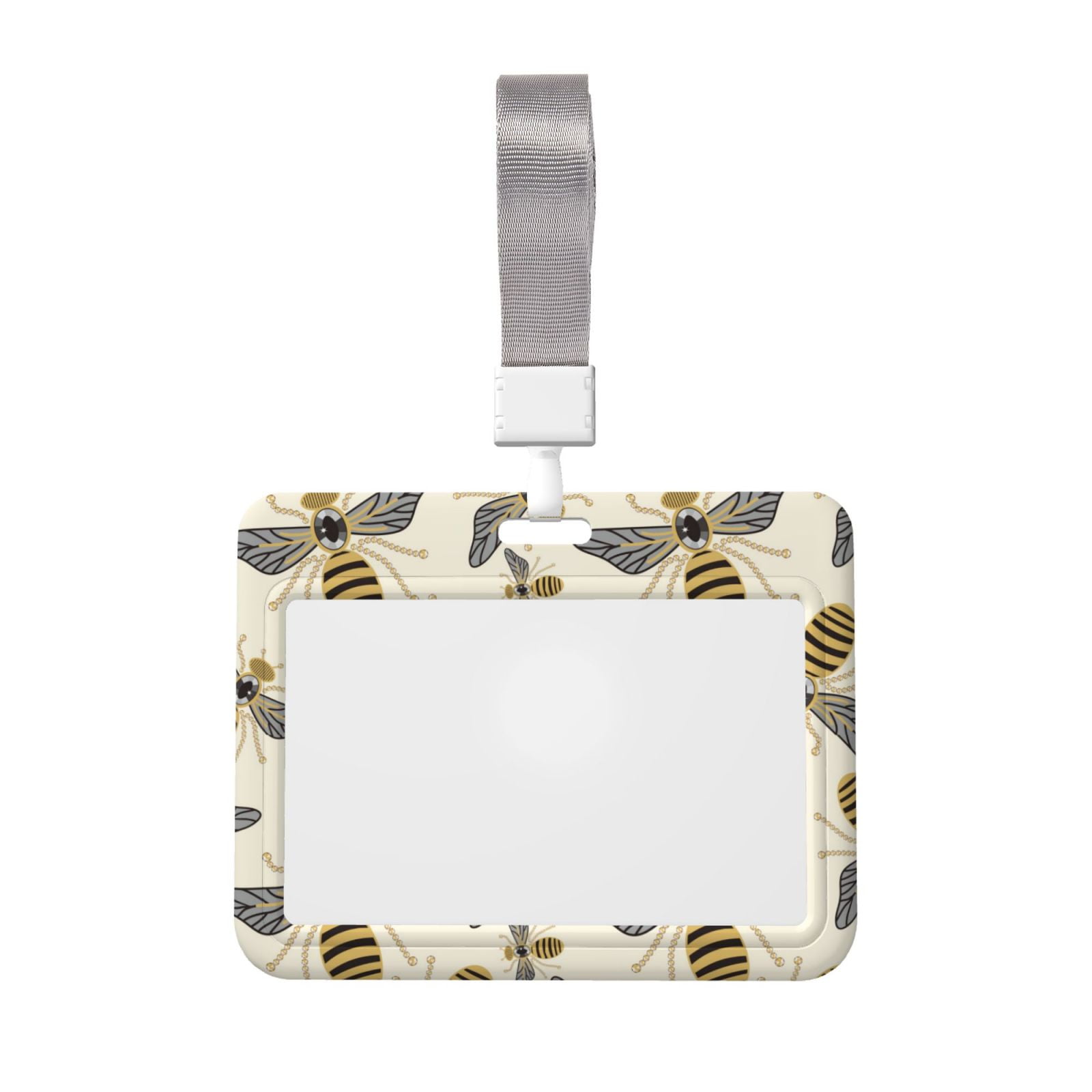 Kdxio Flying Bees1 Card Badge Holder Work Badge Sleeve for Office ...