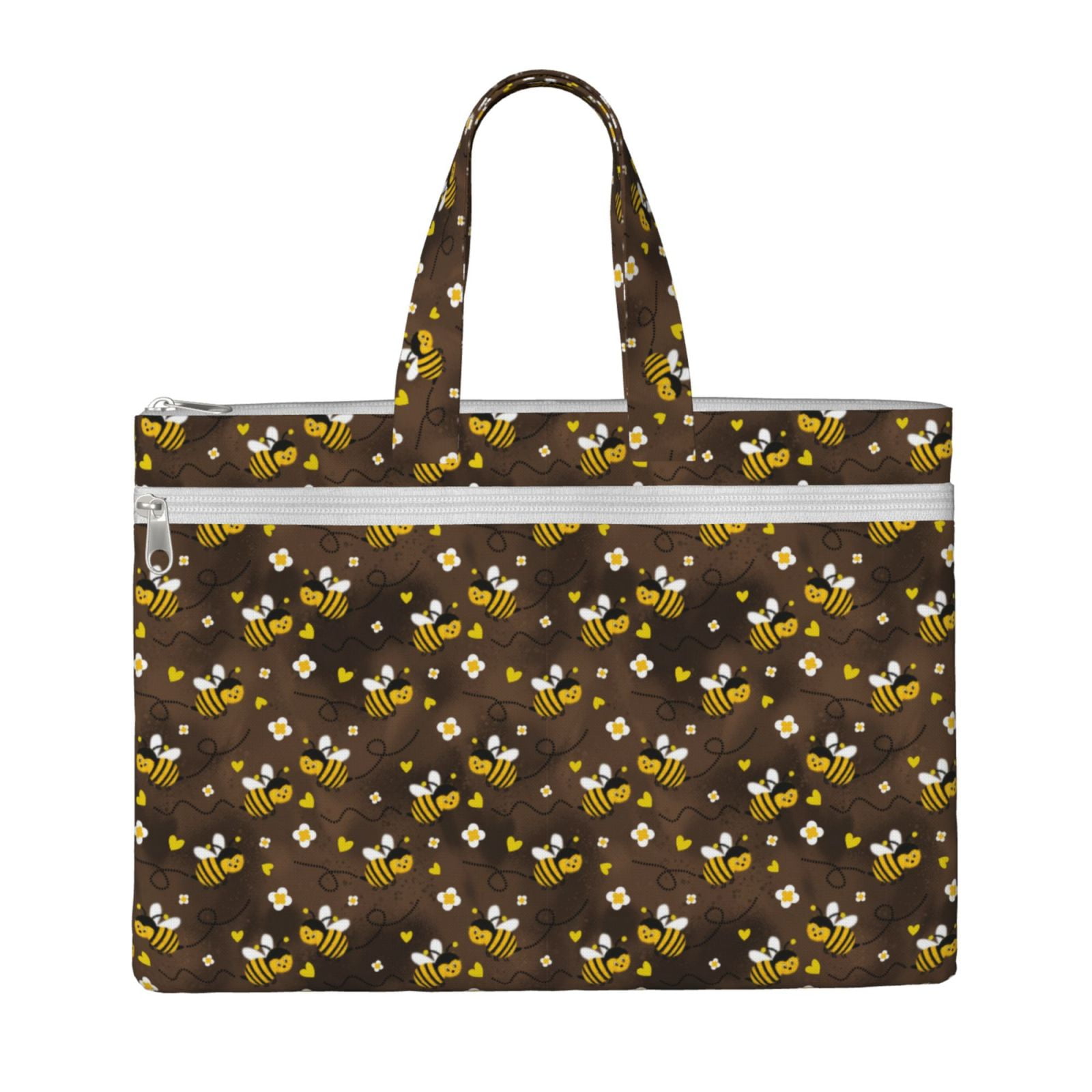 Kdxio Flying Furry Honey Bees File Tote Document Bag Business Briefcase ...