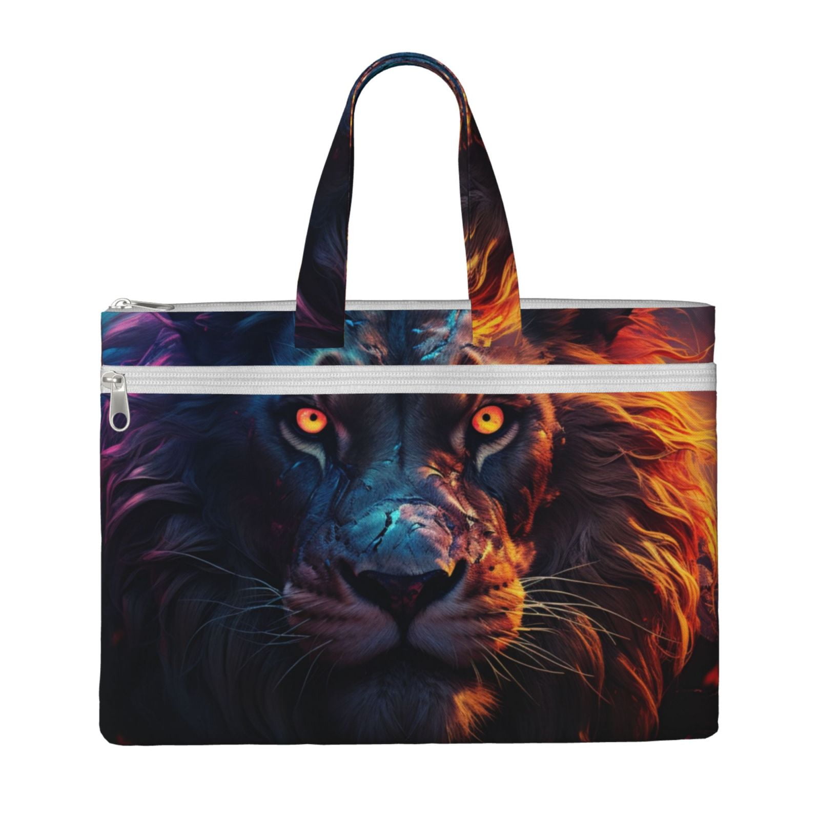 Kdxio Forest Cool Lion File Tote Document Bag Business Briefcase Bag ...