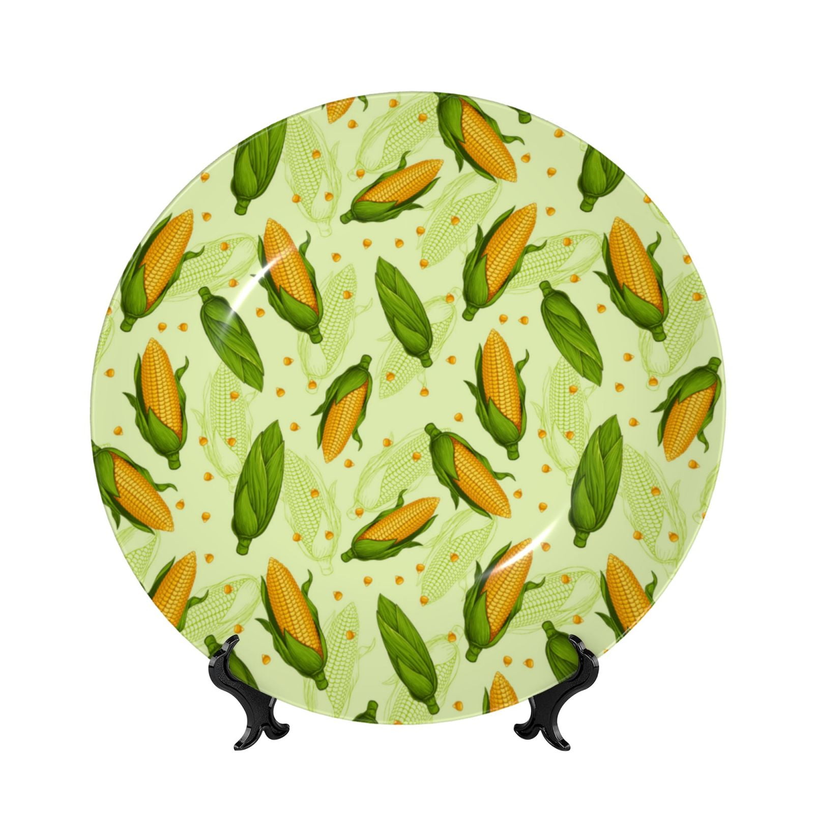 Kdxio Fresh Corn Bone China Decorative Plate Ceramic Decorative Plate ...