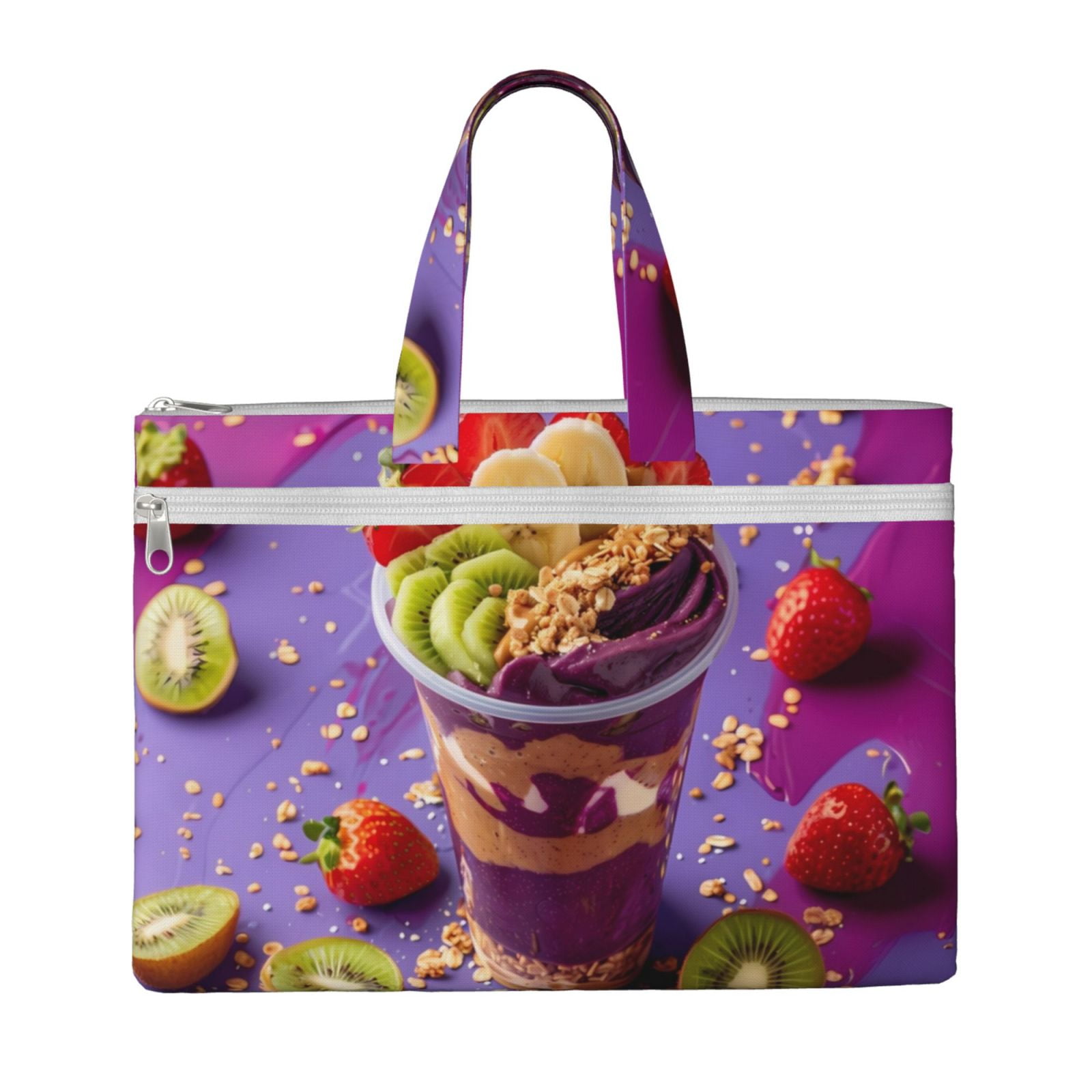 Kdxio Fruit Parfait Colorful File Tote Document Bag Business Briefcase ...