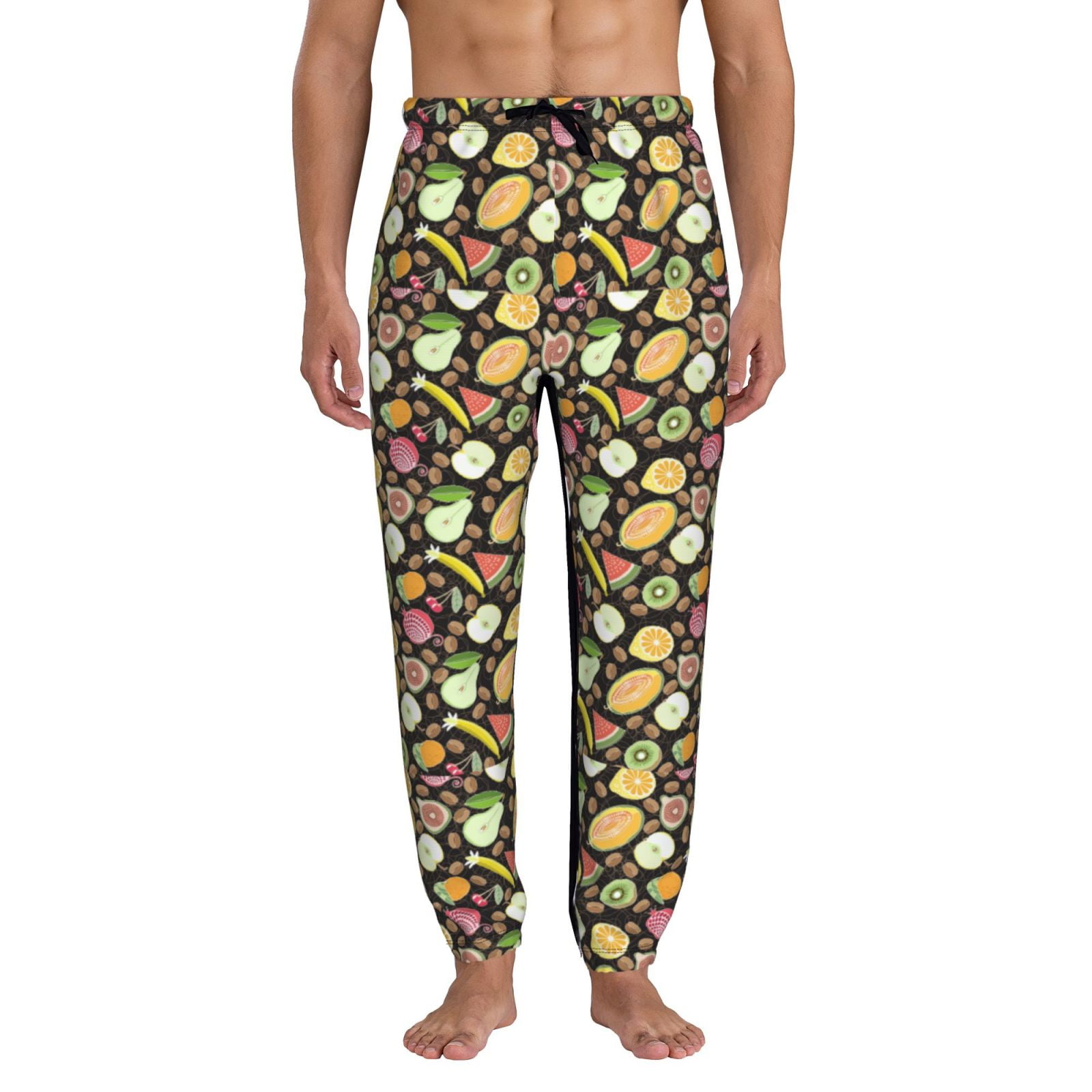 Kdxio Fruits Pattern Joggers,Sweatpants for Men with Pockets-Small ...