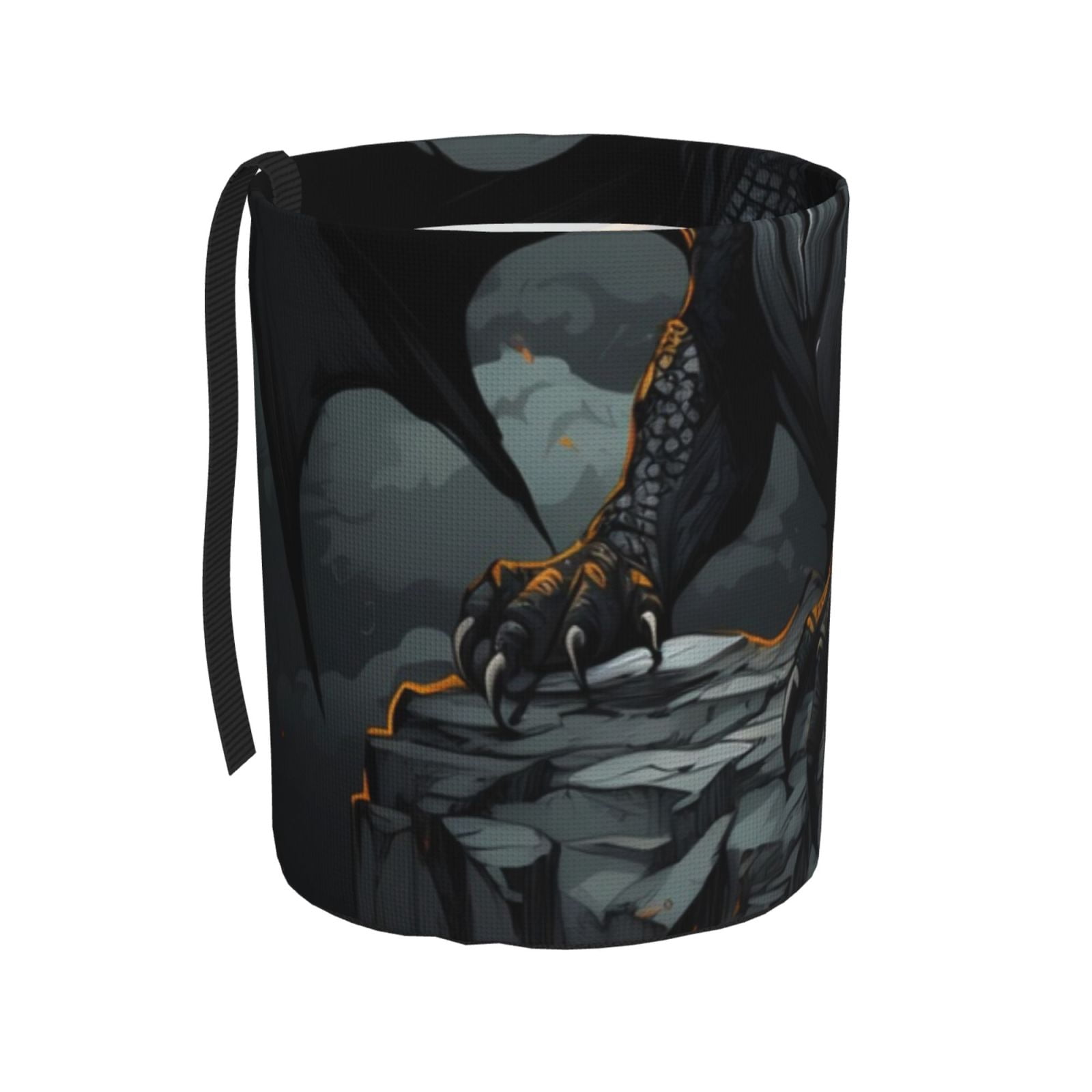 Kdxio Full Moon Black Dragon Car Trash Can Garbage Car Accessories ...