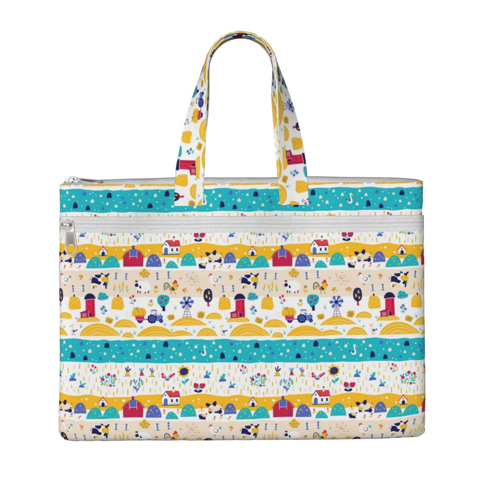 Kdxio Funny Farm File Tote Document Bag Business Briefcase Bag Document ...