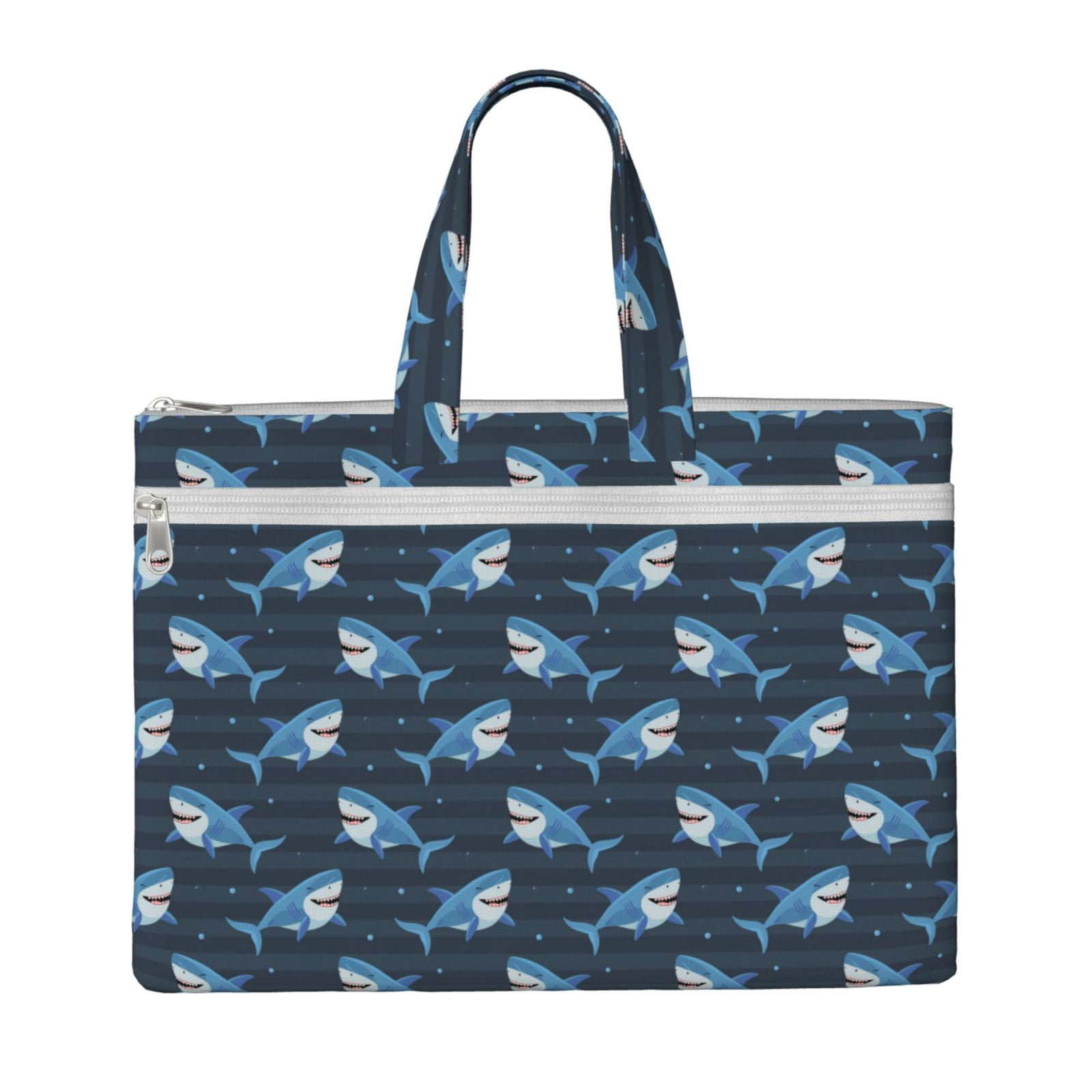 Kdxio Funny Sharks File Tote Document Bag Business Briefcase Bag ...
