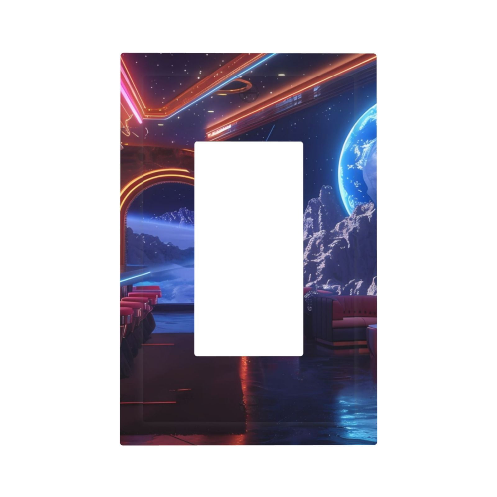 Kdxio Futuristic Bar Space View Decorator Light Switch or Receptacle ...
