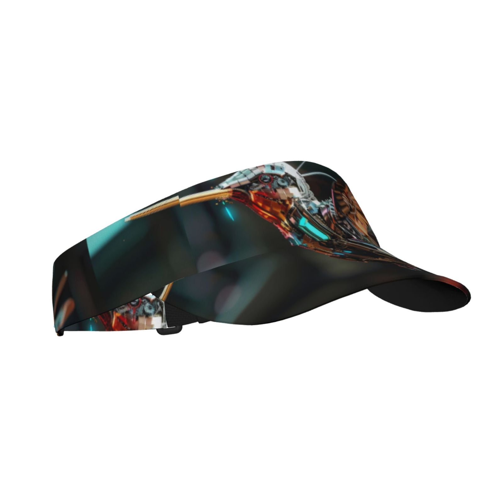 Kdxio Futuristic Robot Hummingbird Print Sun Visor Hat Golf Visor ...
