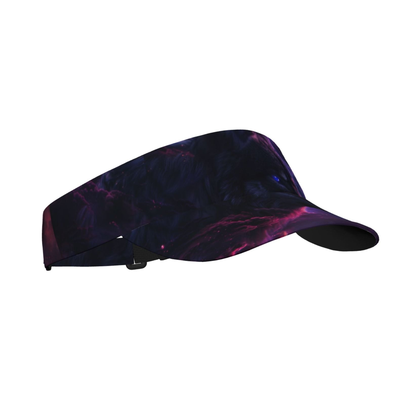 Kdxio Galactic Wolf Stare Print Sun Visor Hat Golf Visor Adjustable ...