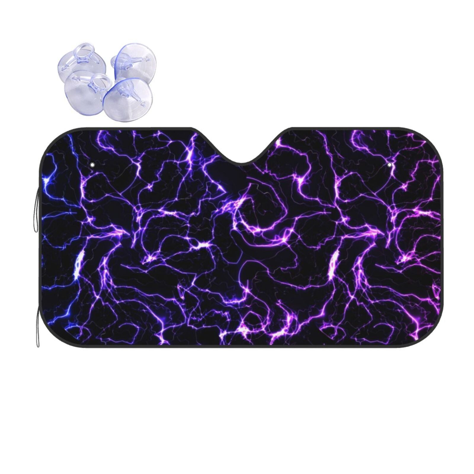 Kdxio Galaxy Lightning Print Front Windshield Sun Shade,Folding Auto ...