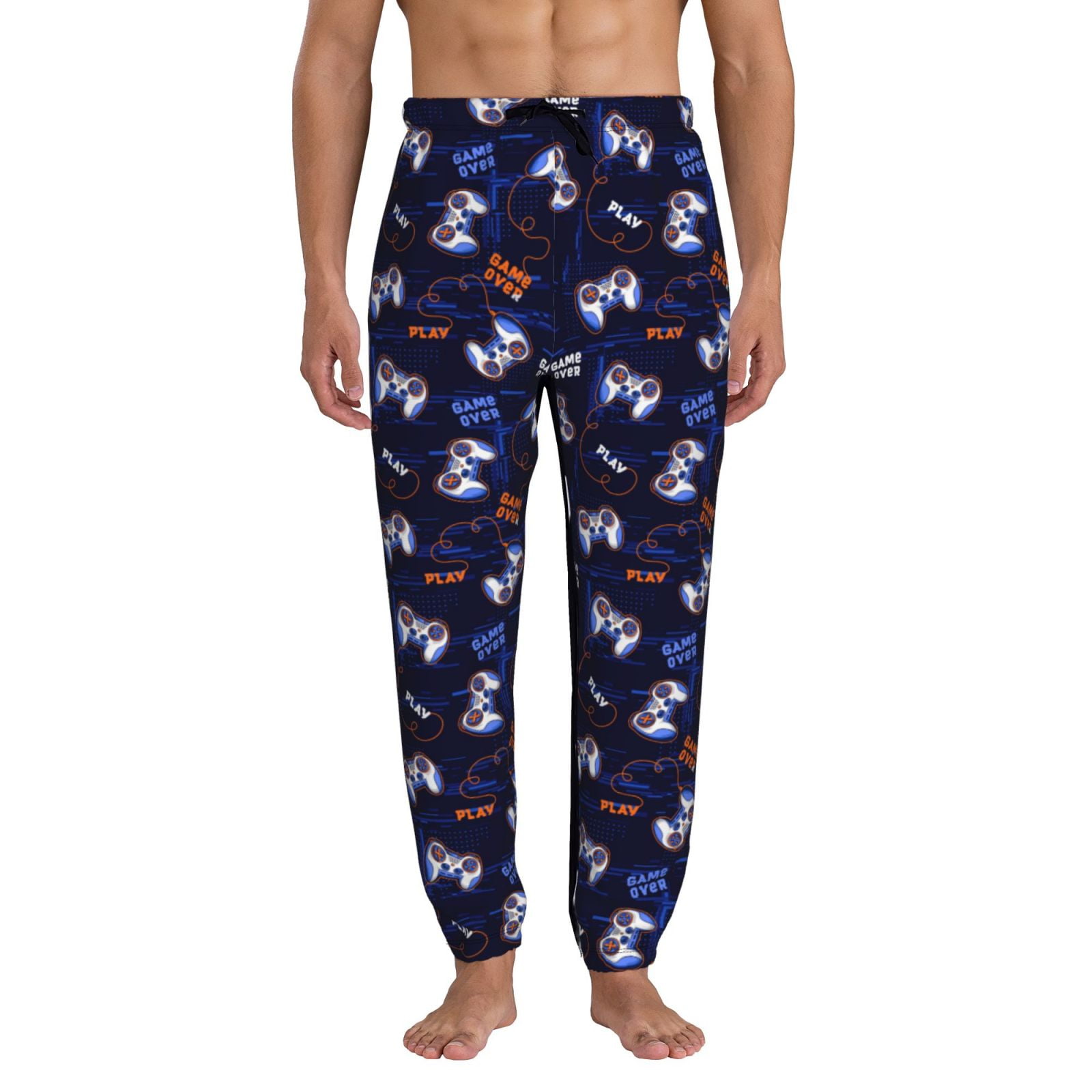 Kdxio Game Pads Pattern Joggers,Sweatpants for Men with Pockets-Medium ...