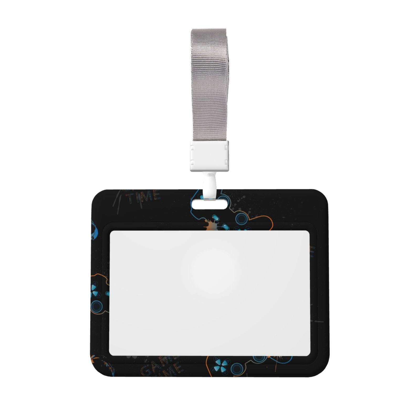 Kdxio Game Time Card Badge Holder Work Badge Sleeve for Office, School ...