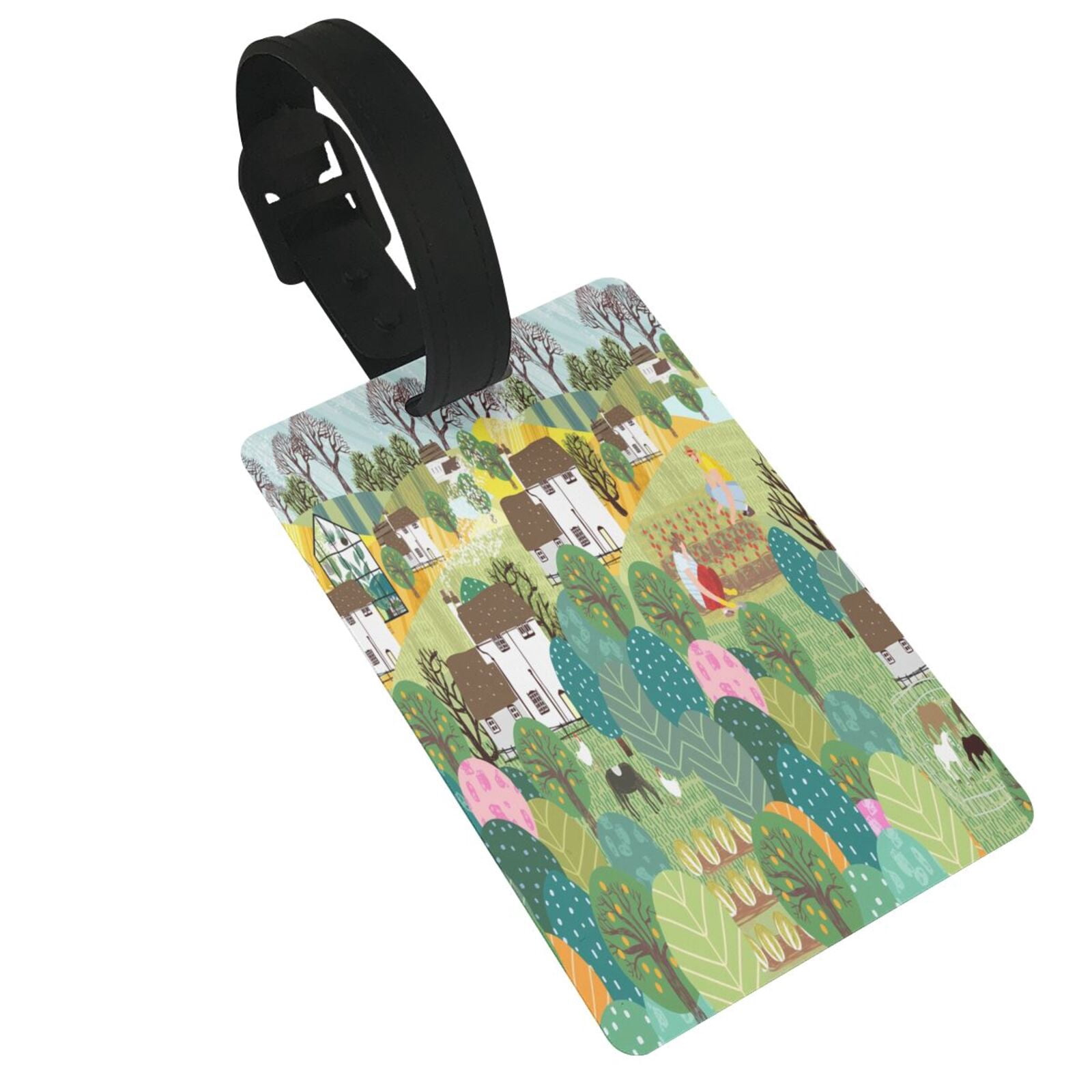 Kdxio Garden Farm Luggage Tags Privacy Cover ID Label Suitcase Tags ...