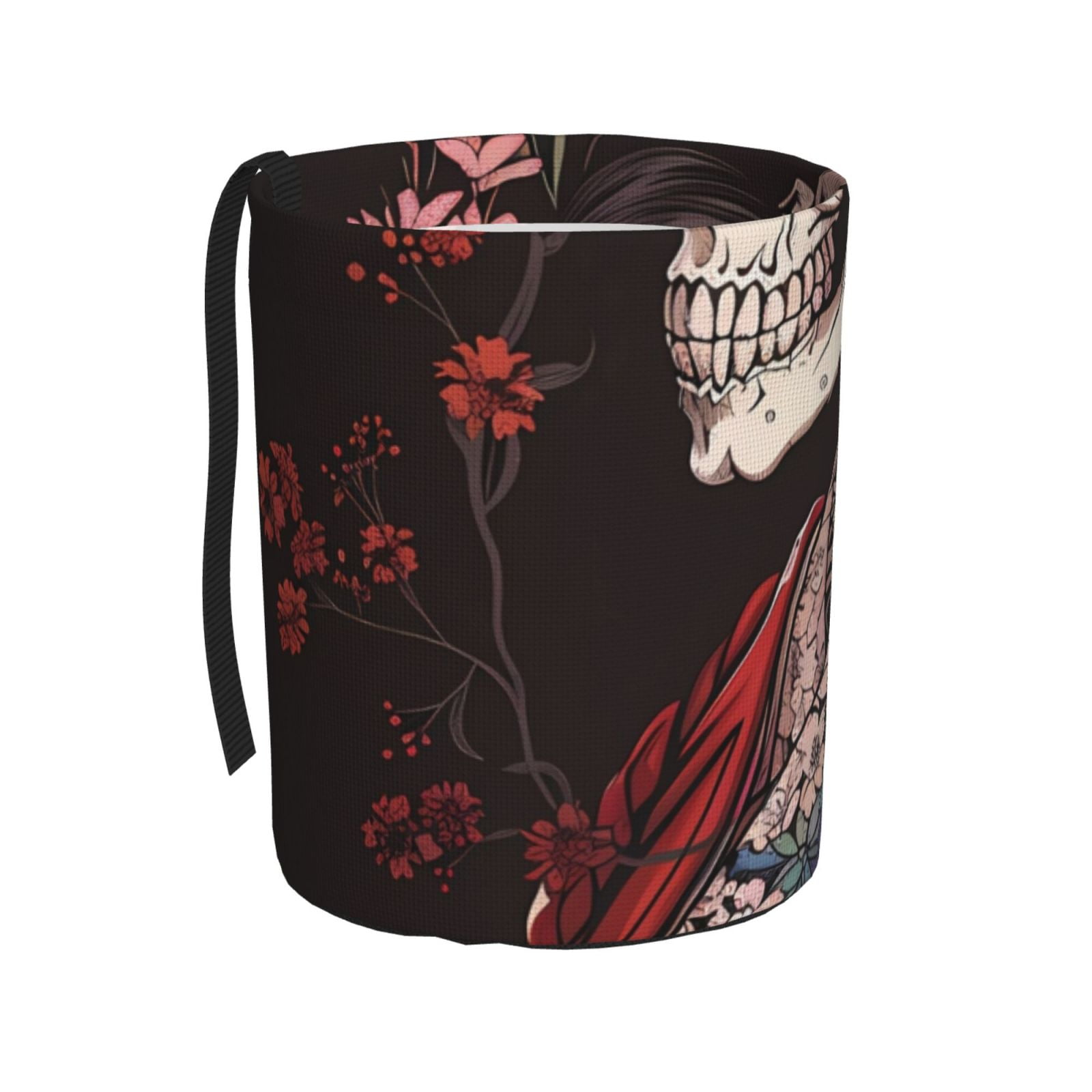 Kdxio Geisha Skeleton With Flowers Car Trash Can Garbage Car ...