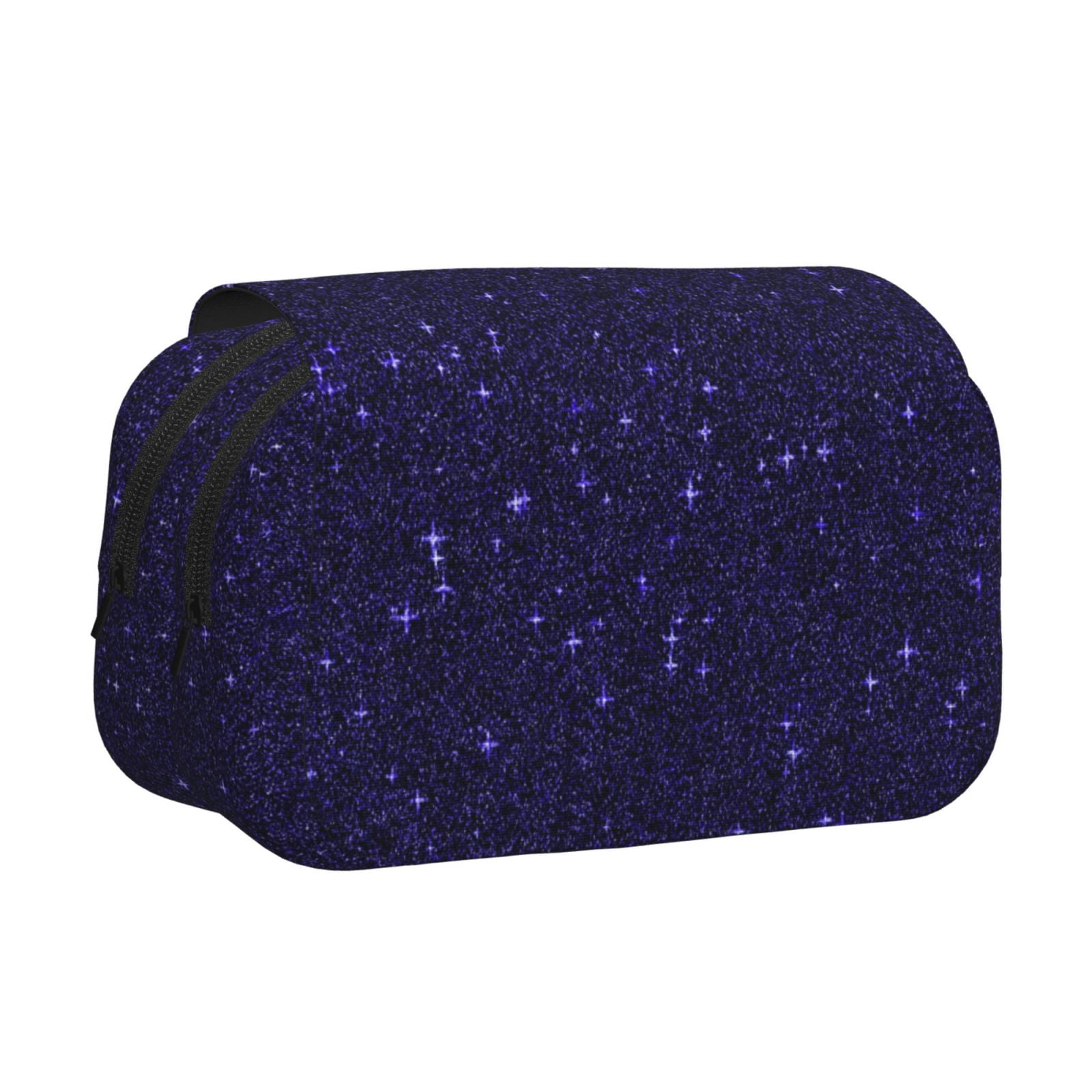 Kdxio Glittering Purple Starfield for Double Compartment Pen Case ...