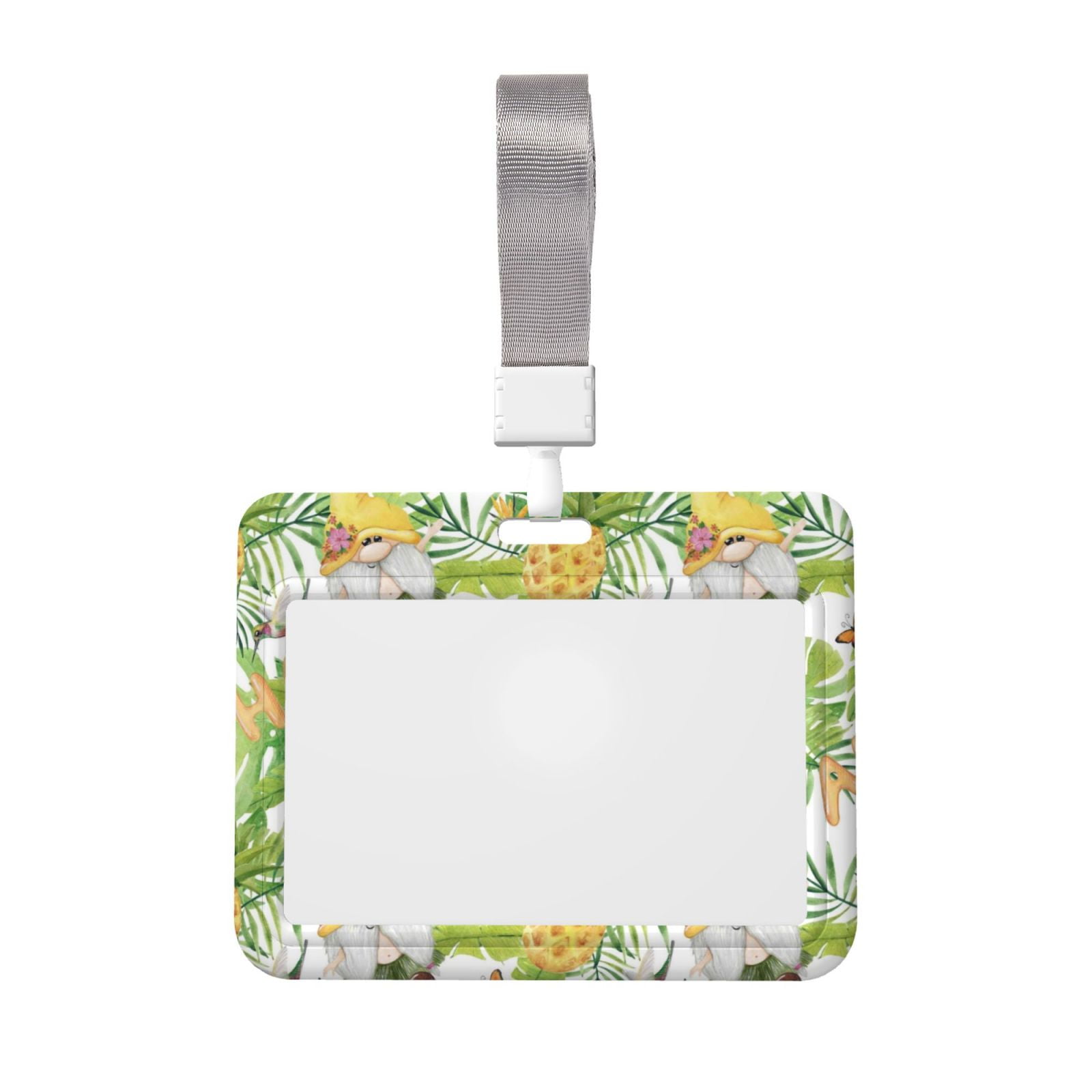 Kdxio Gnome and Pineapple Card Badge Holder Work Badge Sleeve for ...