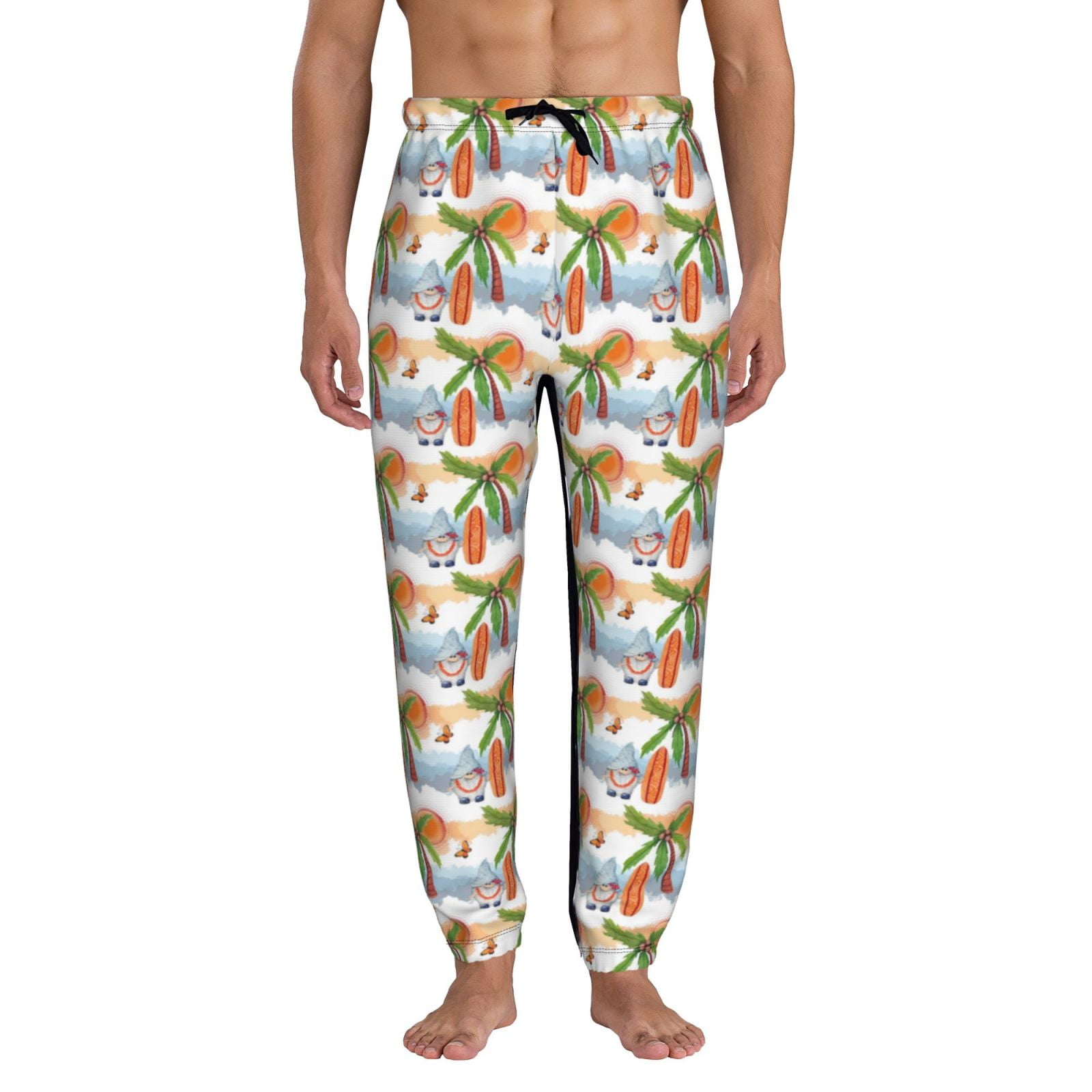 Kdxio Gnome and Surfing Pattern Joggers,Sweatpants for Men with Pockets ...